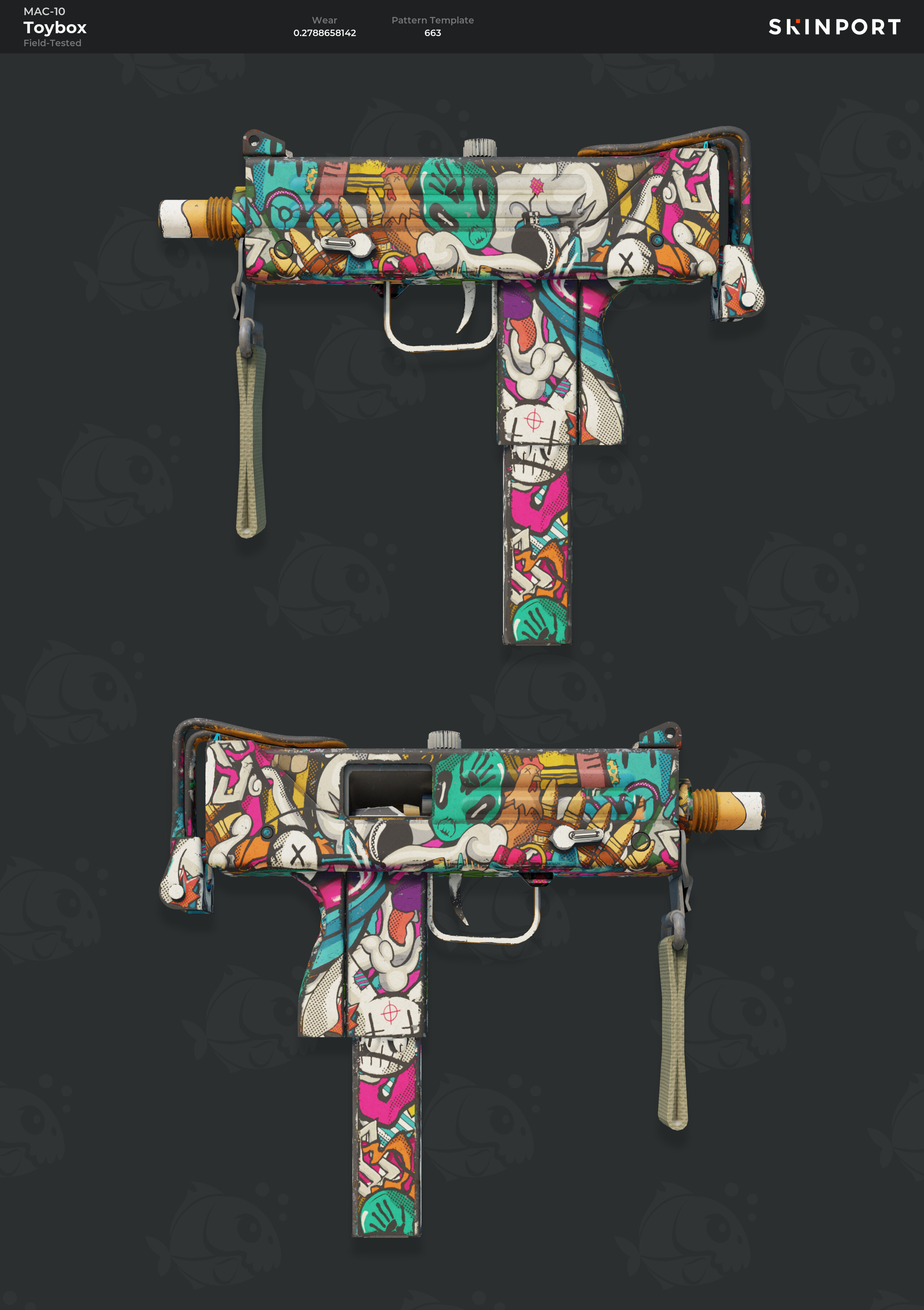 MAC-10 | Toybox (Field-Tested) - Counter-Strike 2 - Skinport