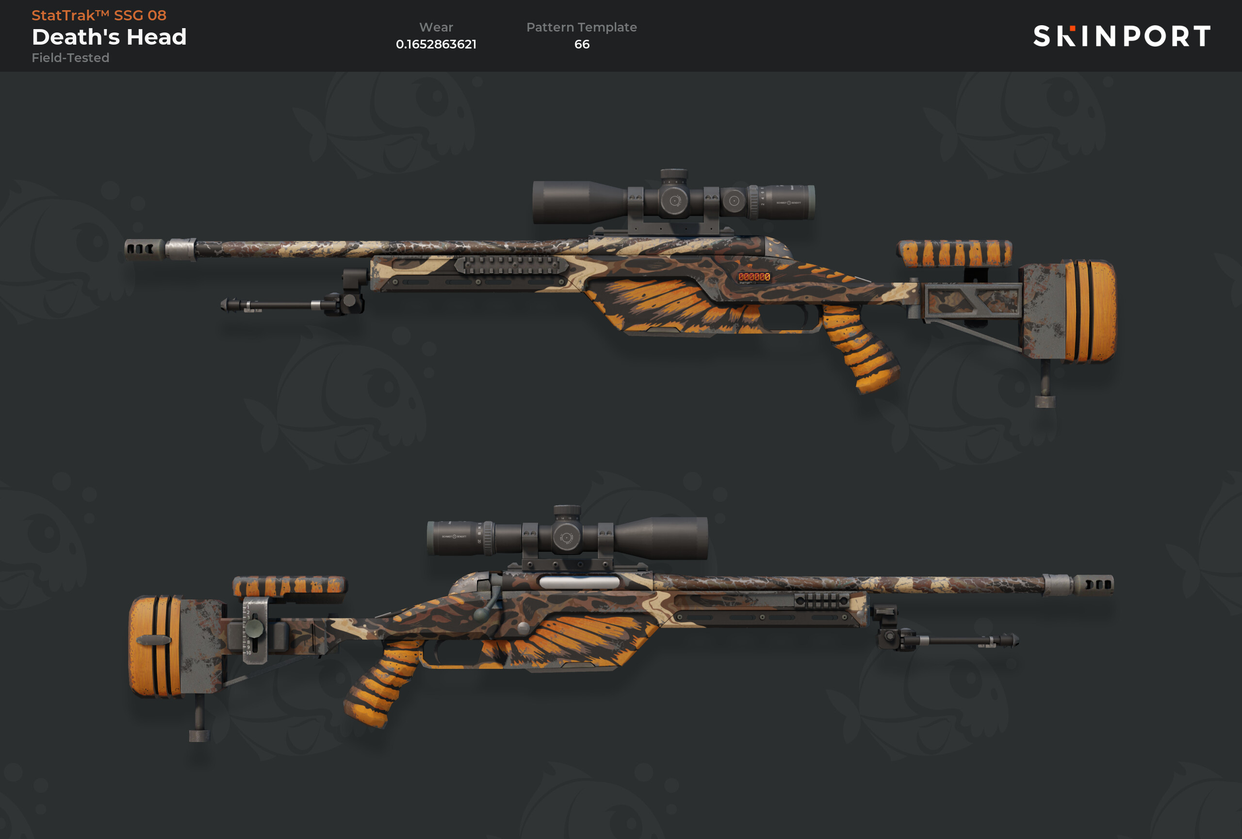 StatTrak™ SSG 08 | Death's Head (Field-Tested) - Counter-Strike 2 ...