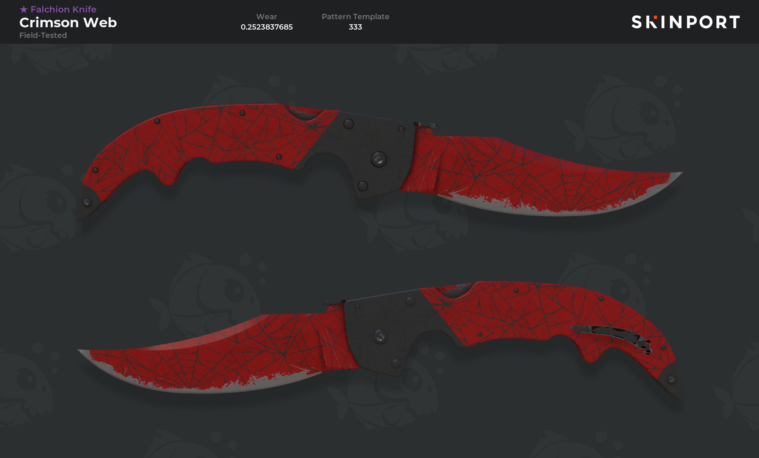 Falchion-Messer (★) | Purpurnes Netz (Einsatzerprobt) - Counter-Strike ...