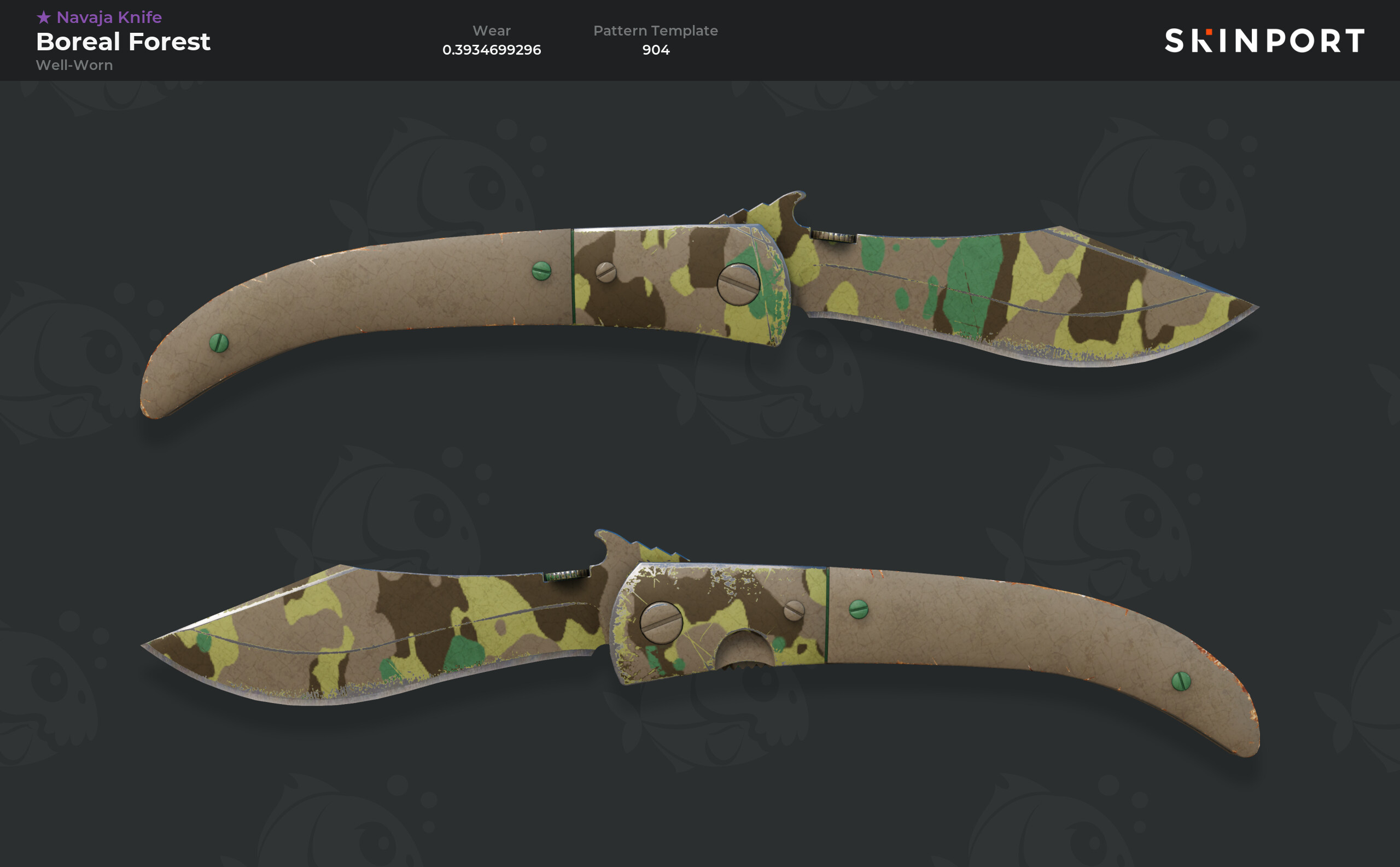 Navaja-Messer (★) | Borealer Nadelwald (Abgenutzt) - Counter-Strike 2 ...