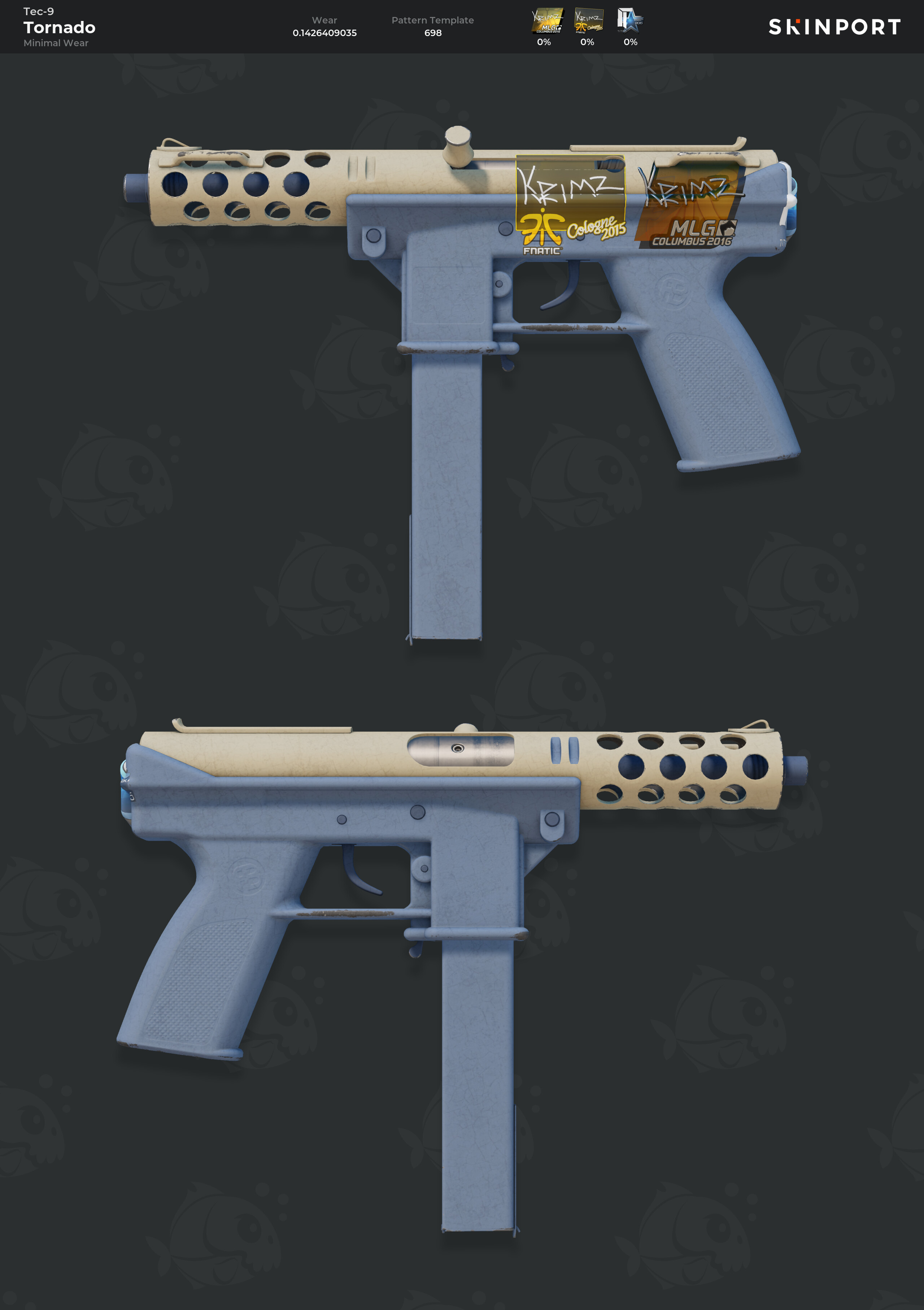 Tec-9 | Tornado (Minimal Wear) - Counter-Strike 2 - Skinport