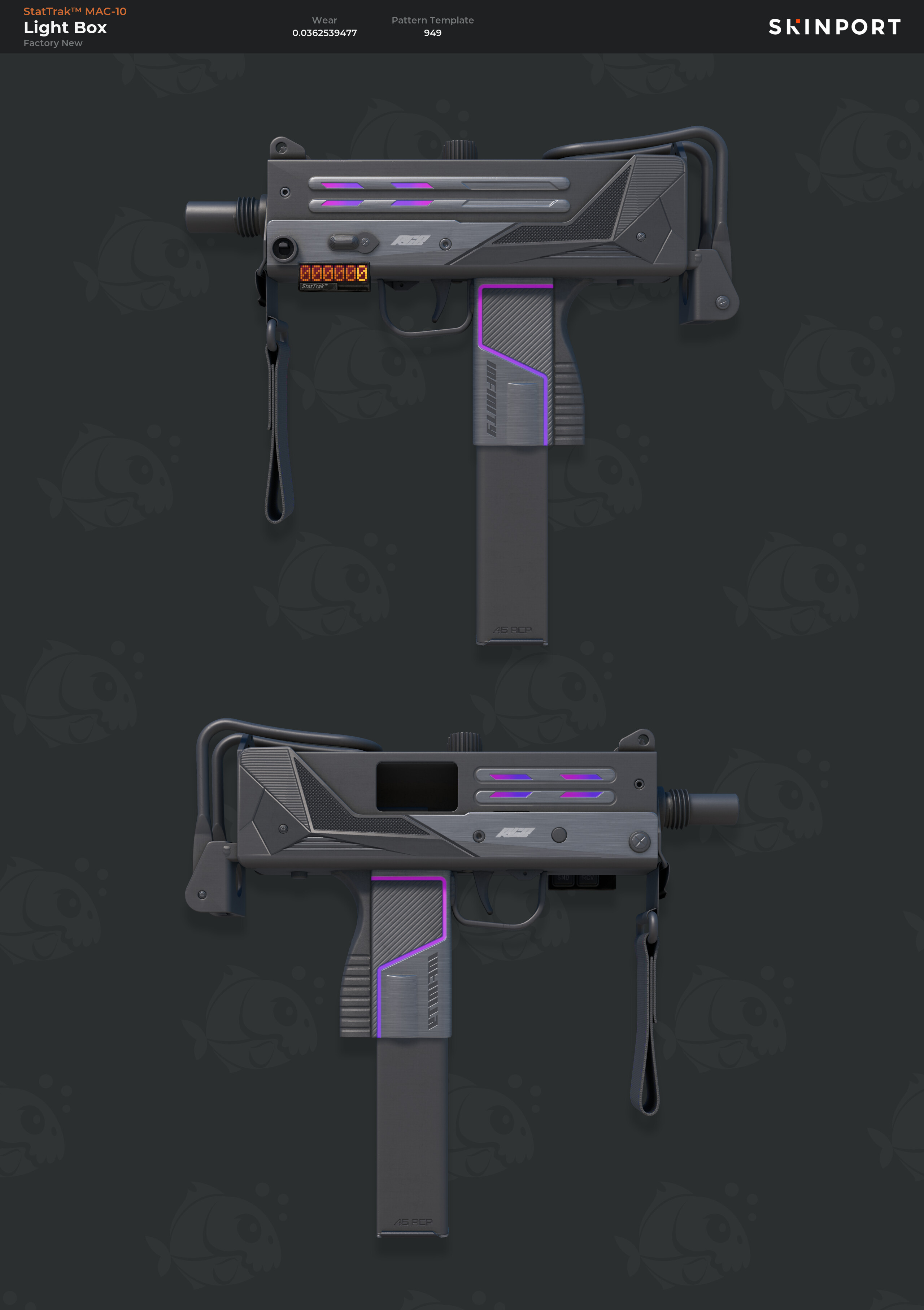 StatTrak™ MAC-10 | Light Box (Factory New) - Counter-Strike 2 - Skinport