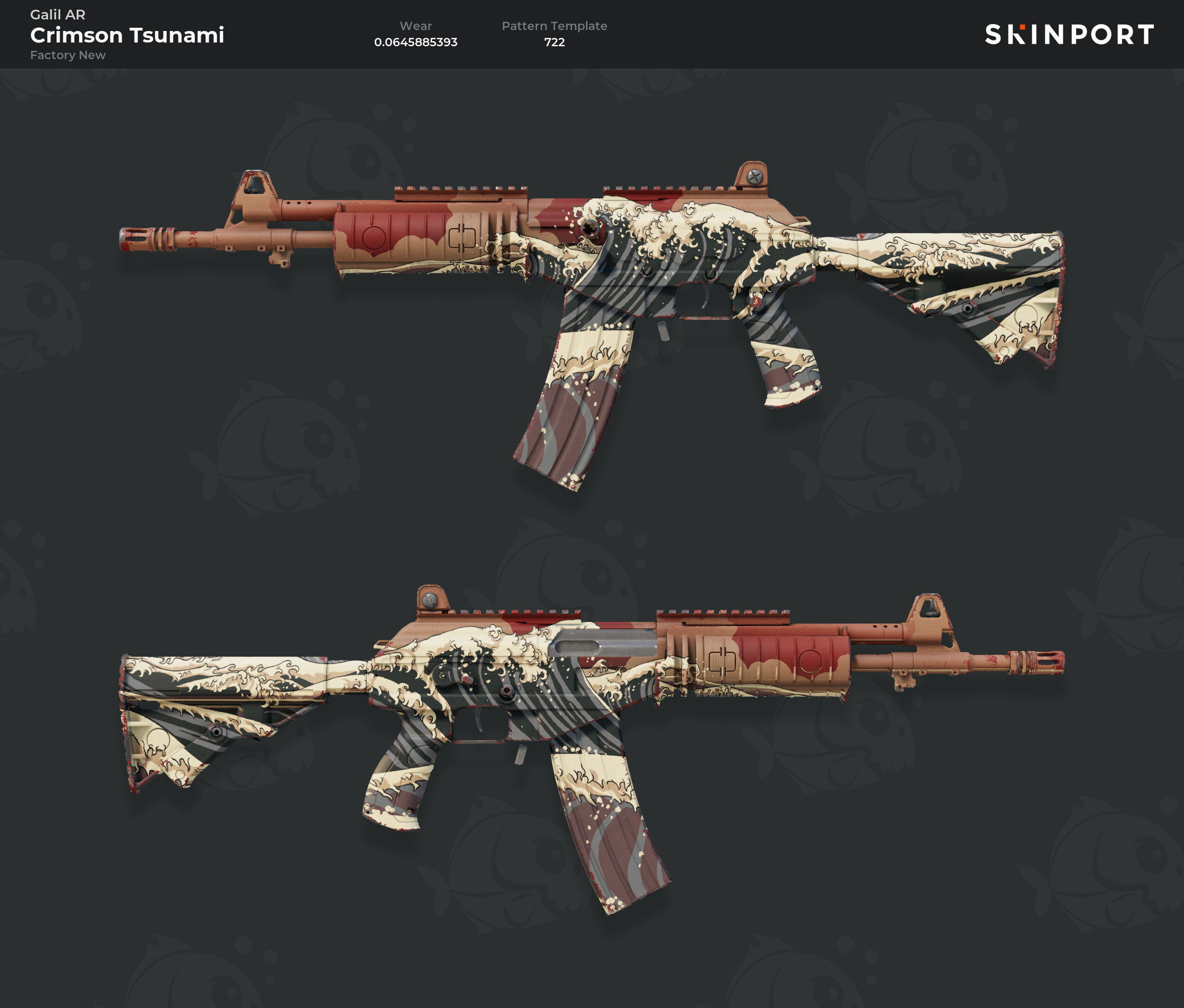 Galil AR | Crimson Tsunami (Factory New) - Counter-Strike 2 - Skinport