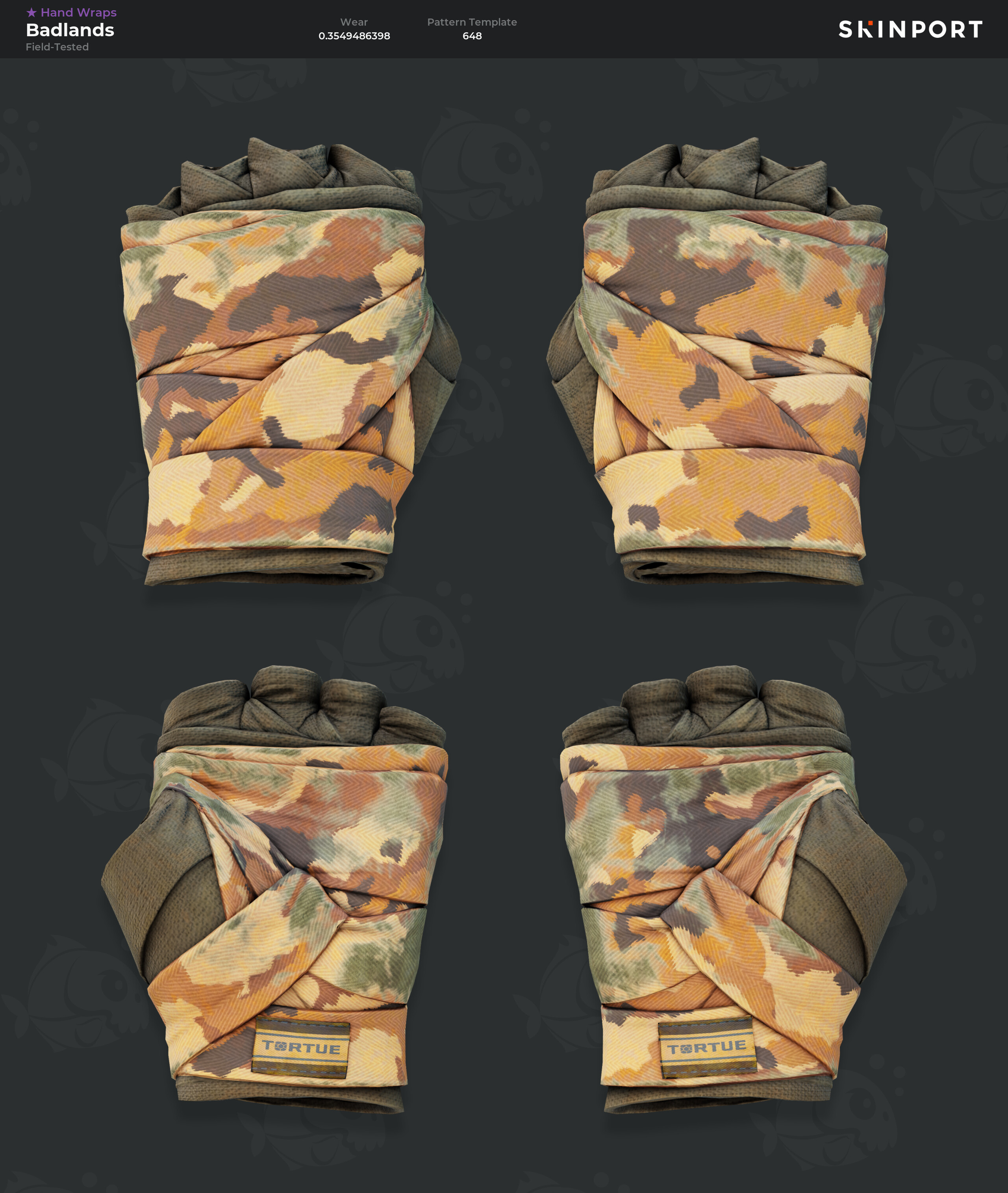 Hand Wraps | Badlands (Field-Tested) - Counter-Strike 2 - Skinport