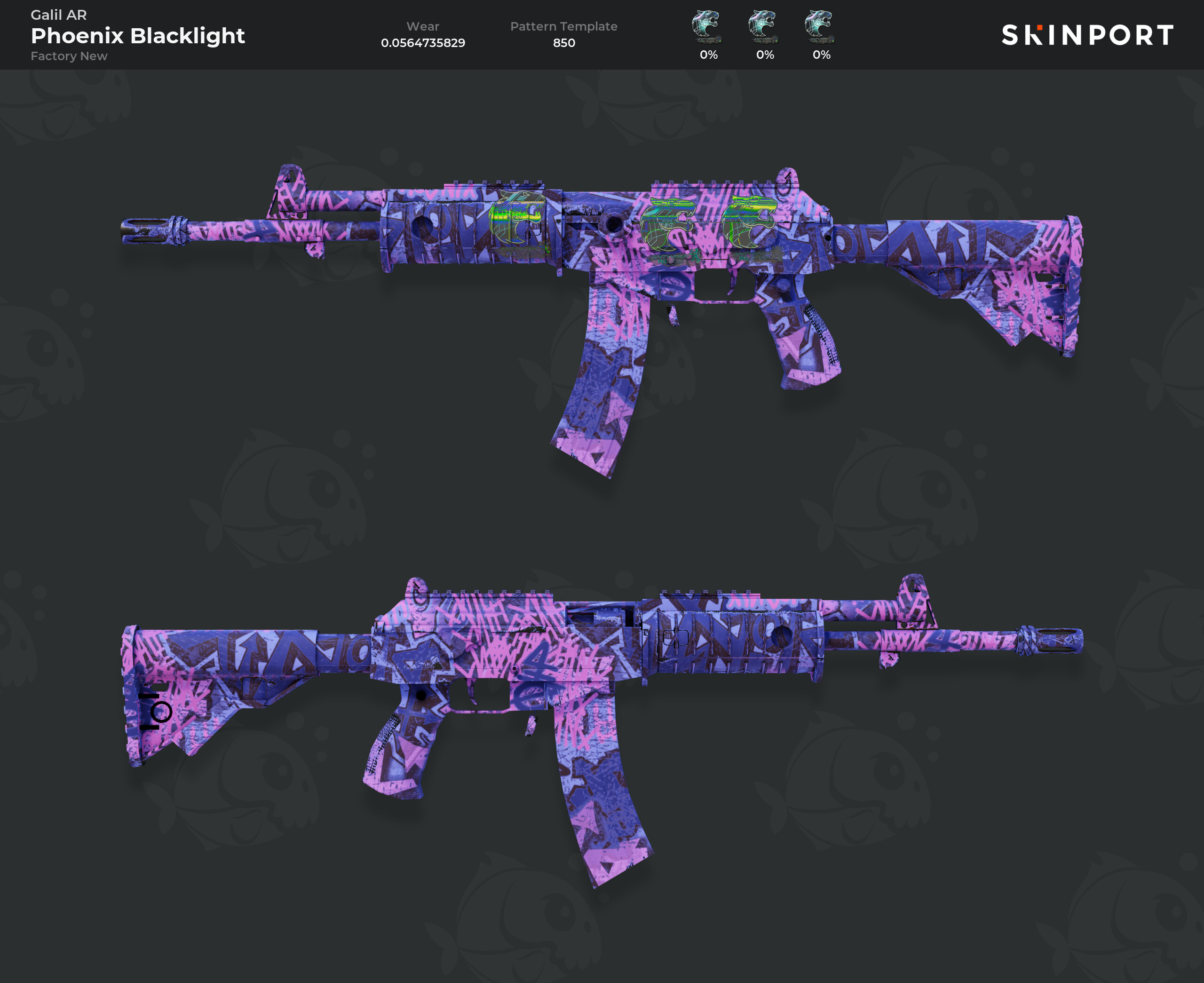Galil AR | Phoenix Blacklight (Factory New) - Counter-Strike 2 - Skinport