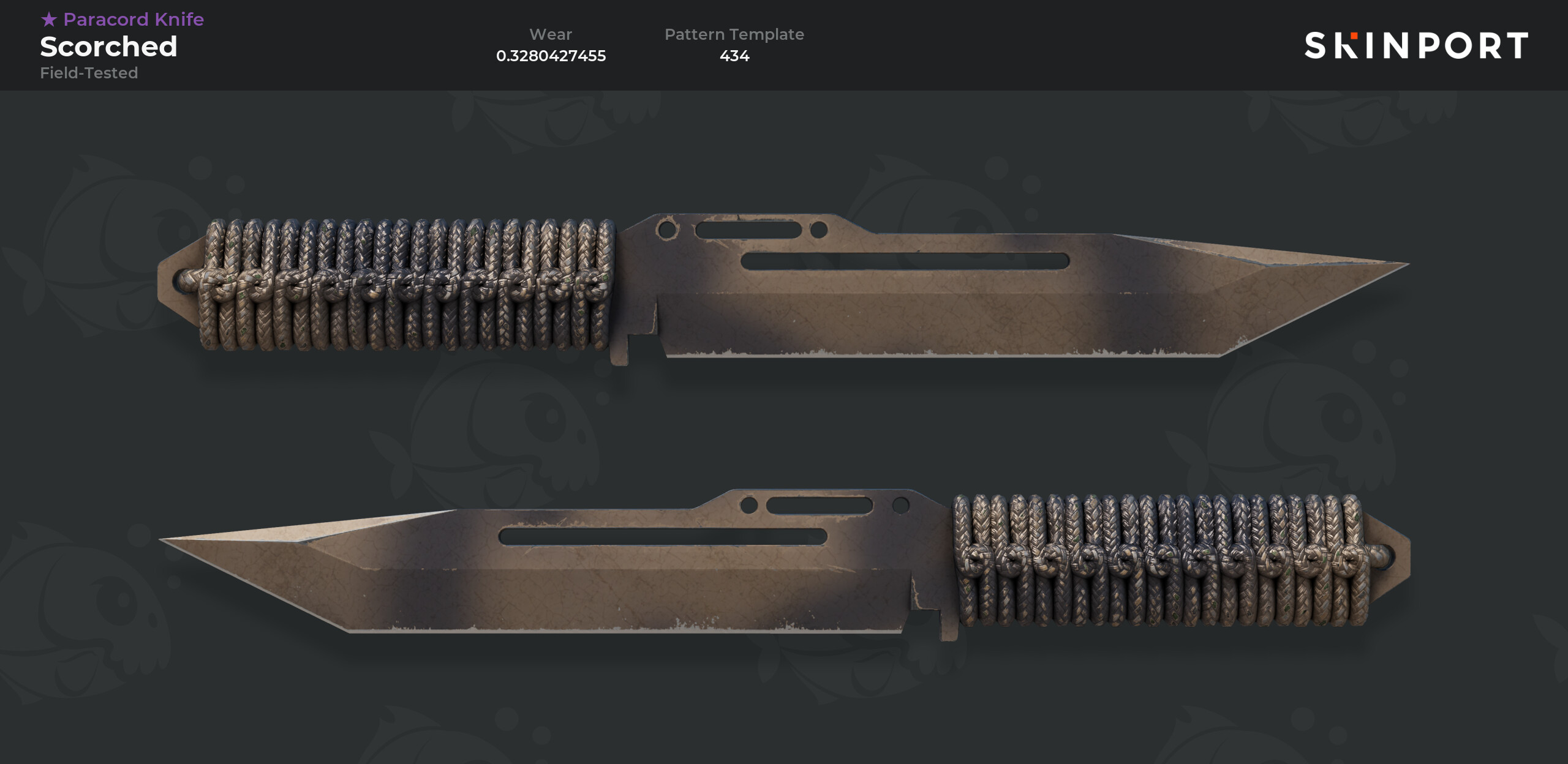 Paracord Knife | Scorched (Field-Tested) - Counter-Strike 2 - Skinport