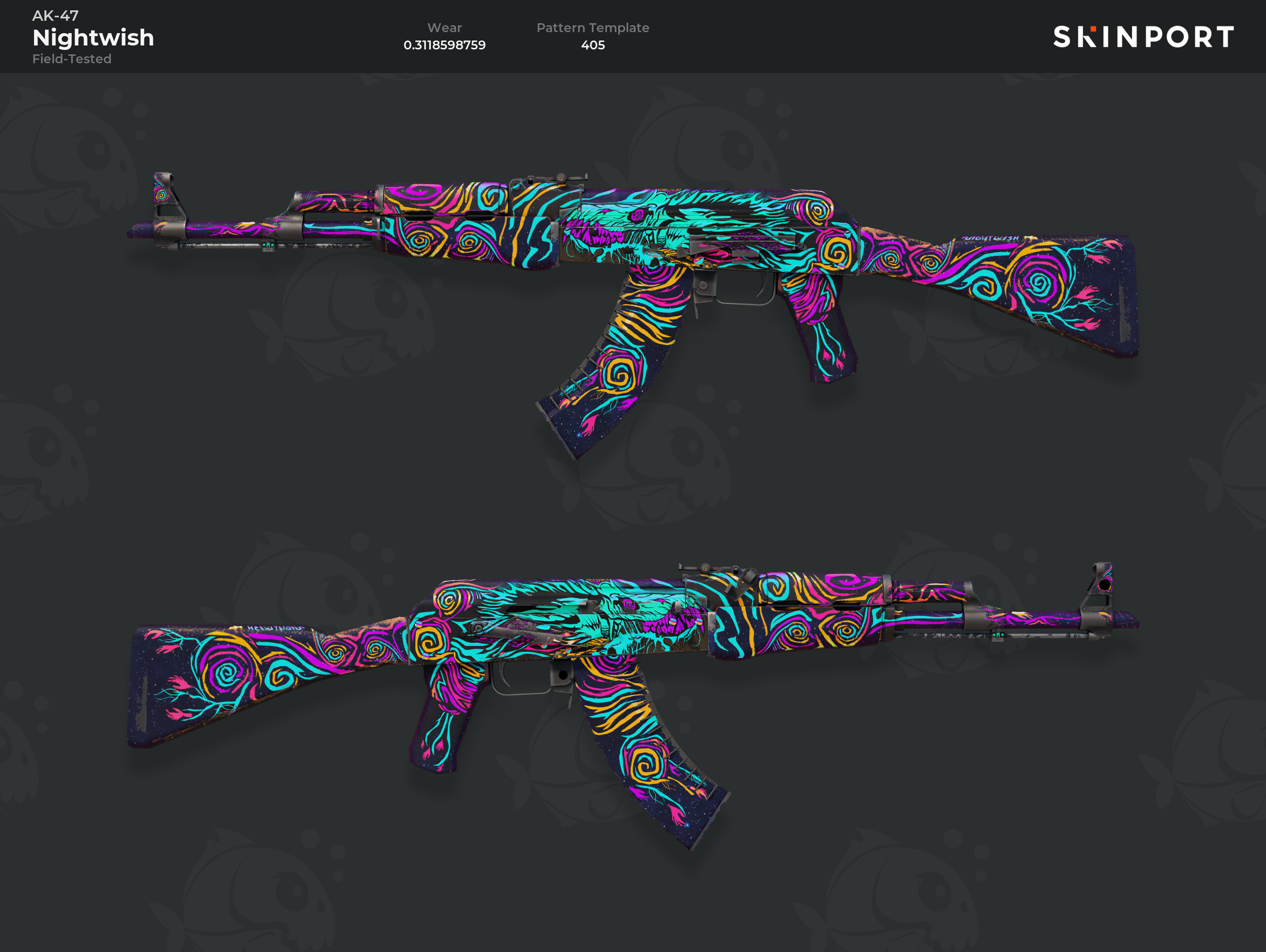 AK-47 | Nightwish (Field-Tested) - Counter-Strike 2 - Skinport