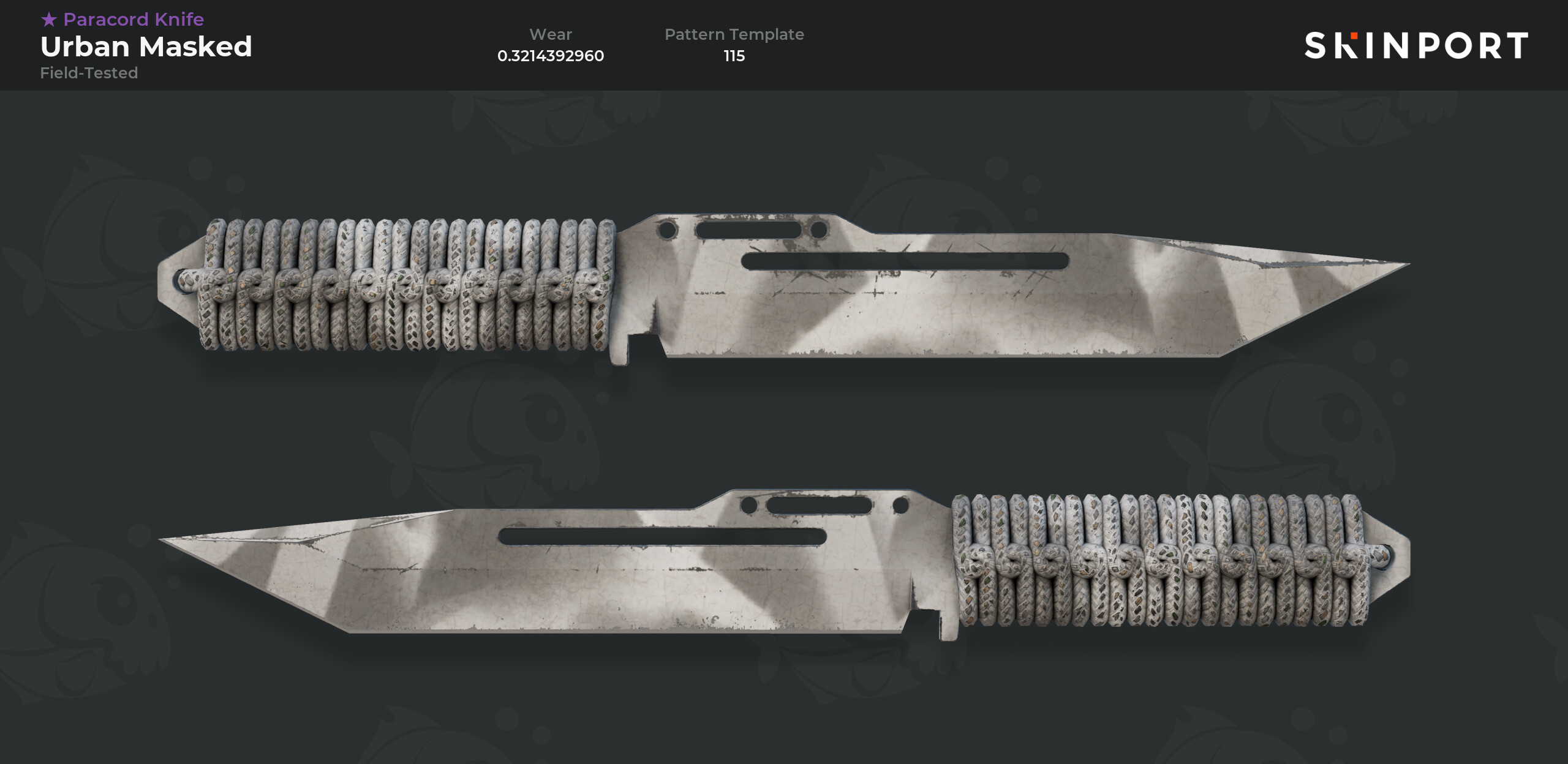 Paracord Knife | Urban Masked (Field-Tested) - Counter-Strike 2 - Skinport