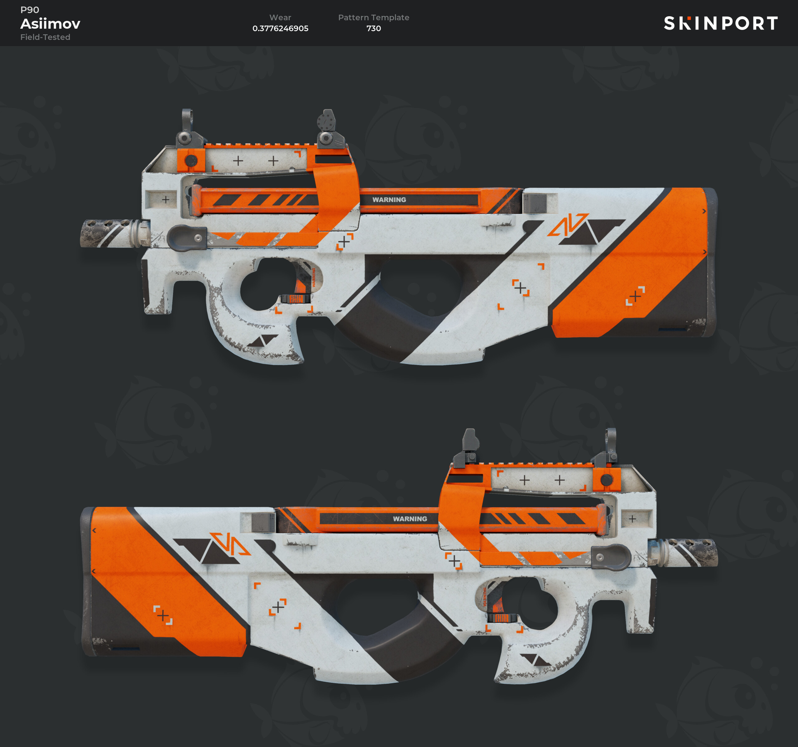 P90 | Asiimov (Field-Tested) - Counter-Strike 2 - Skinport