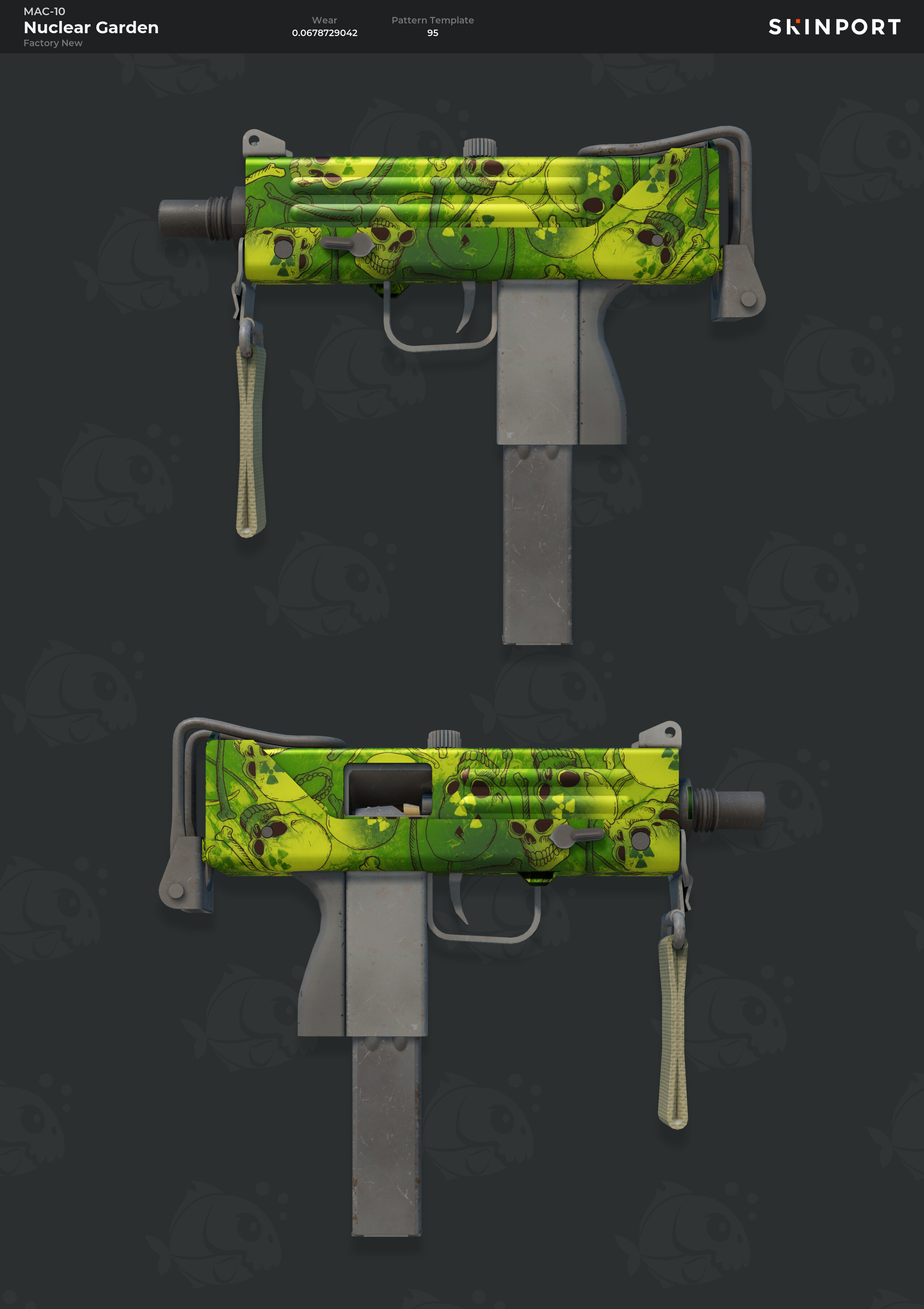 MAC-10 | Nuclear Garden (Factory New) - Counter-Strike 2 - Skinport