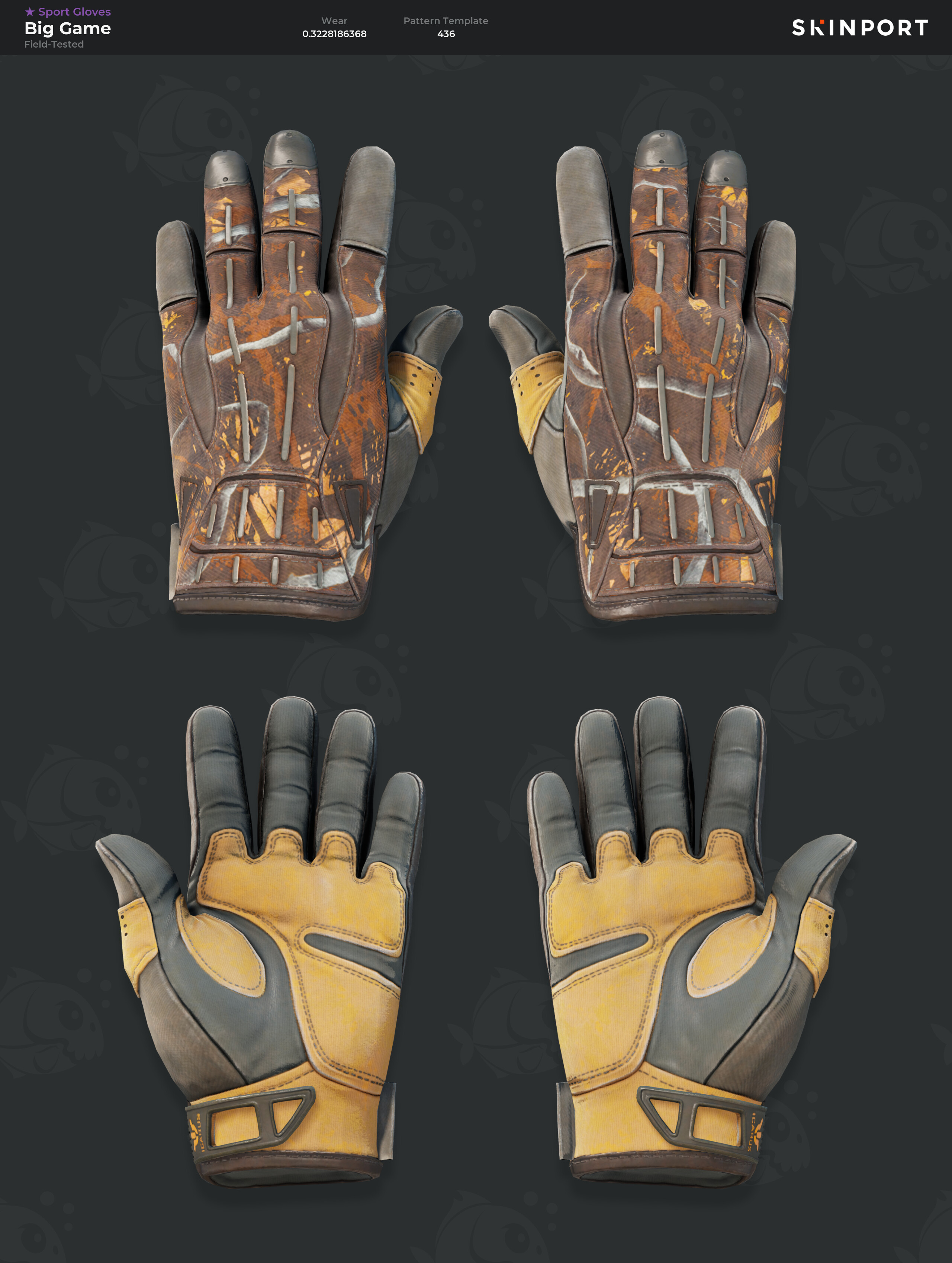 Sport Gloves | Big Game (Field-Tested) - Counter-Strike 2 - Skinport
