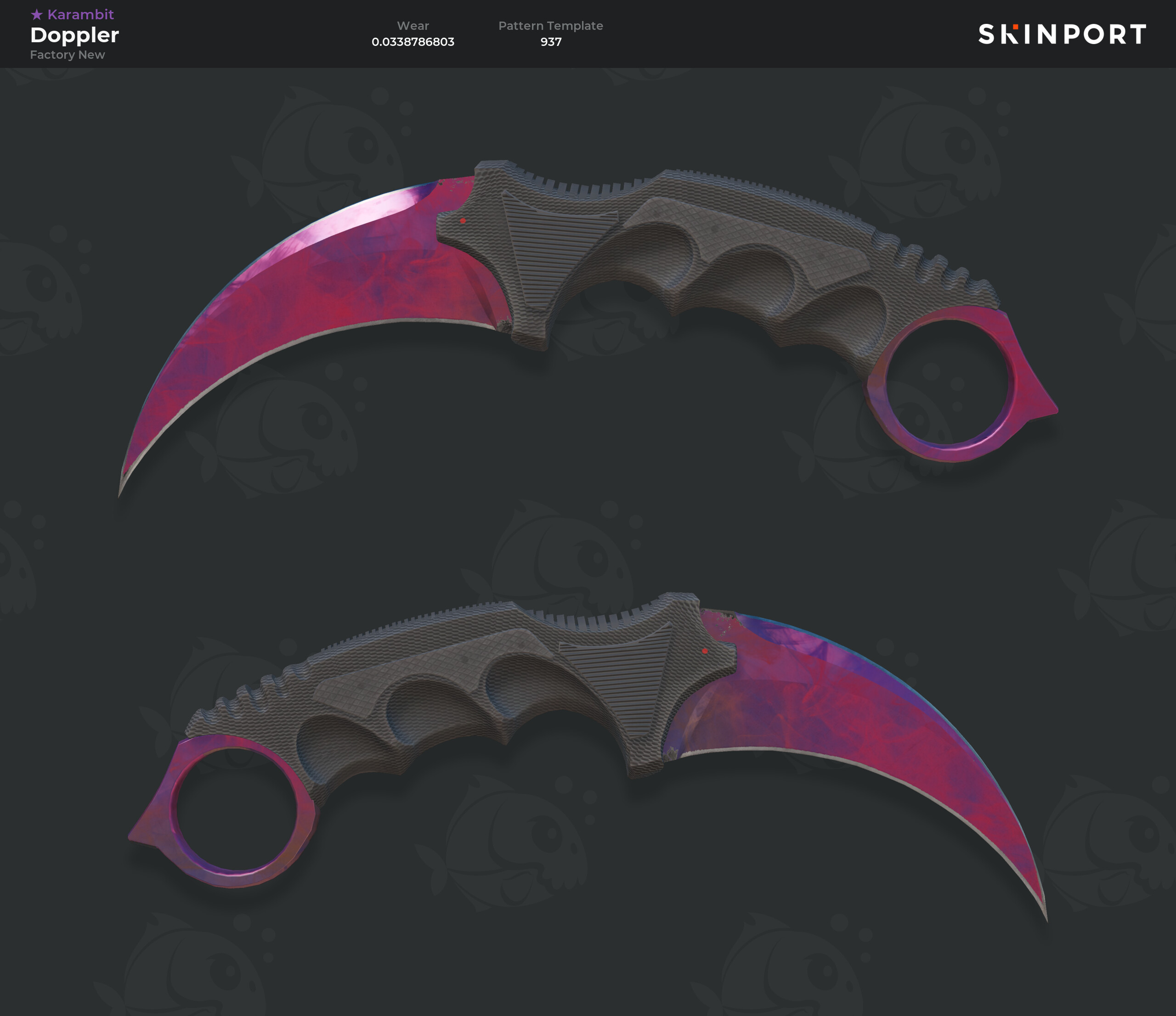 Karambit | Doppler (Factory New) - Counter-Strike 2 - Skinport