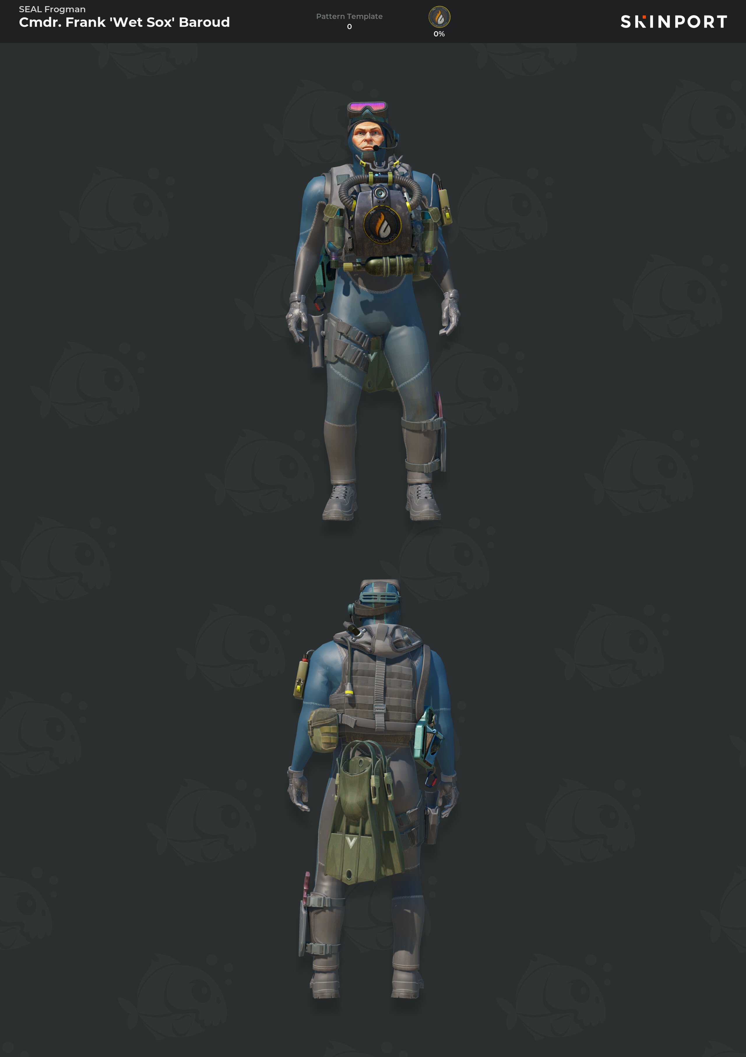 Cmdr. Frank 'Wet Sox' Baroud | SEAL Frogman - Counter-Strike 2 - Skinport