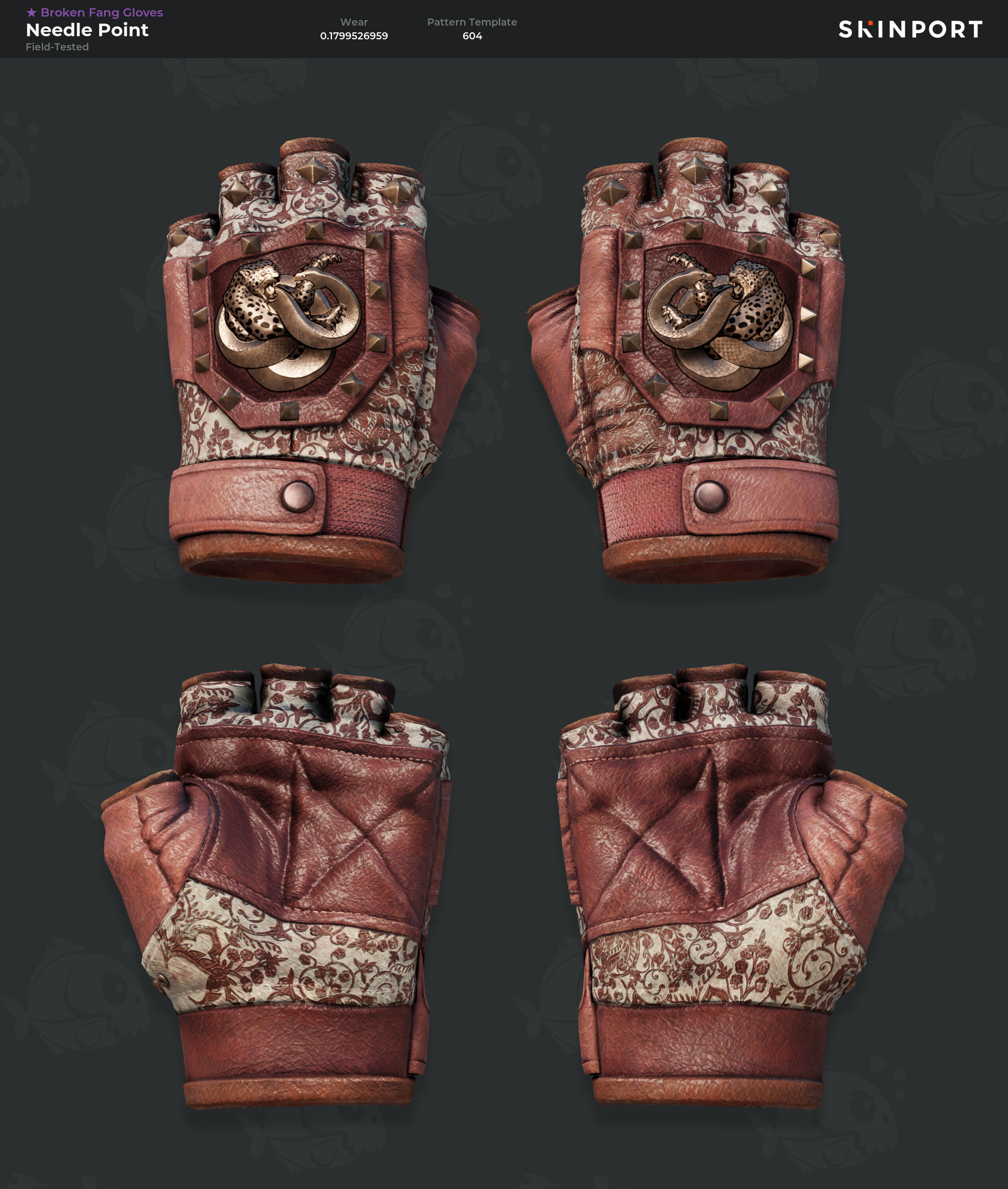 Broken Fang Gloves | Needle Point (Field-Tested) - Counter-Strike 2 ...