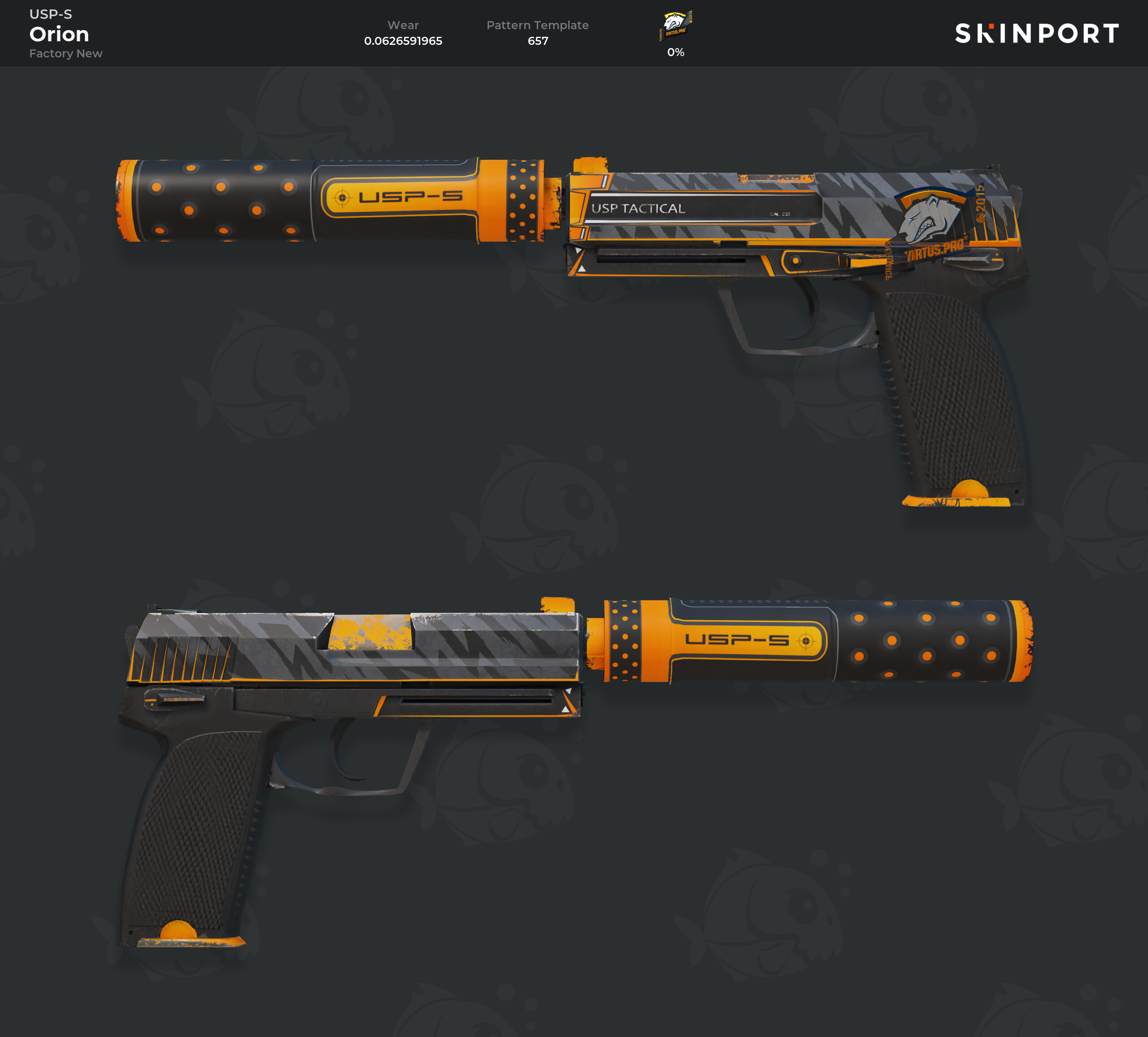 USP-S | Orion (Factory New) - Counter-Strike 2 - Skinport