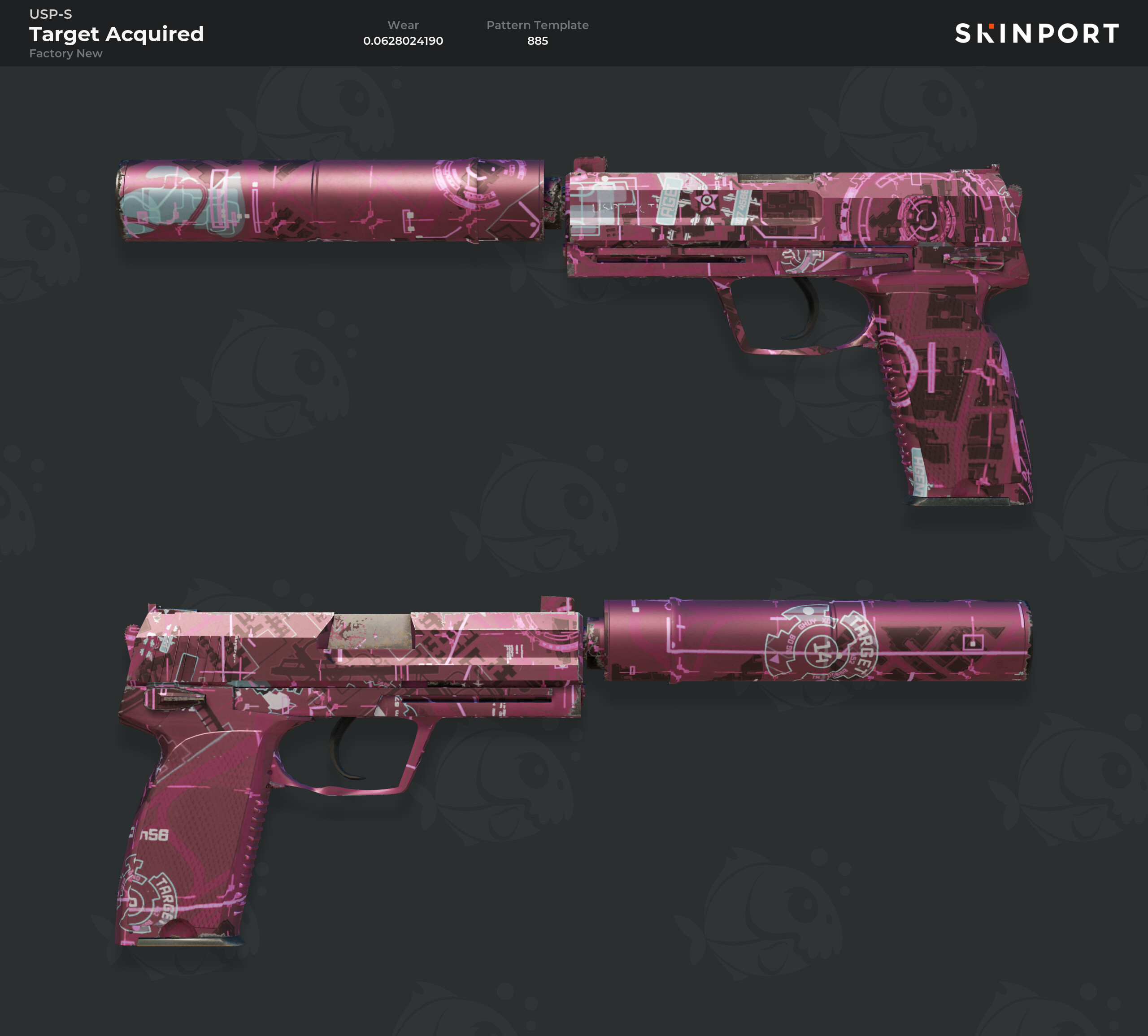 USP-S | Target Acquired (Factory New) - Counter-Strike 2 - Skinport