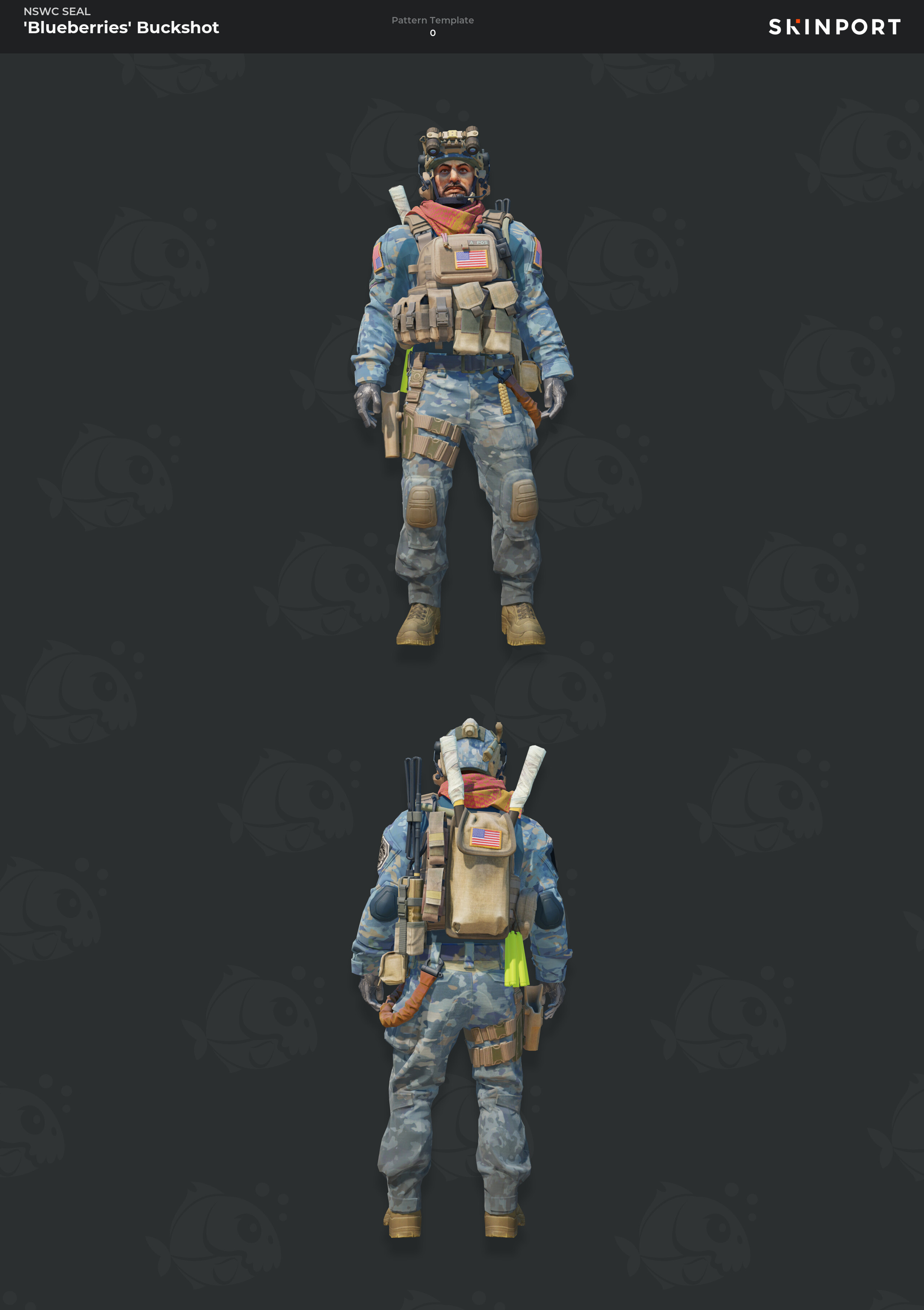 'Blueberries' Buckshot | NSWC SEAL - Counter-Strike 2 - Skinport