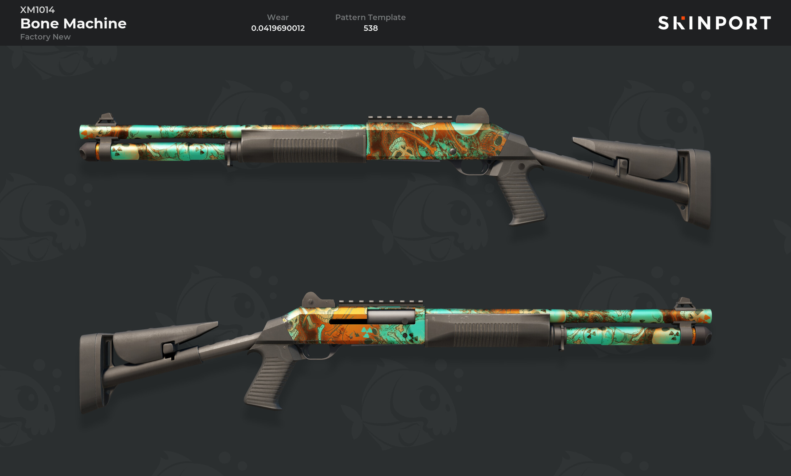 XM1014 | Bone Machine (Factory New) - Counter-Strike 2 - Skinport