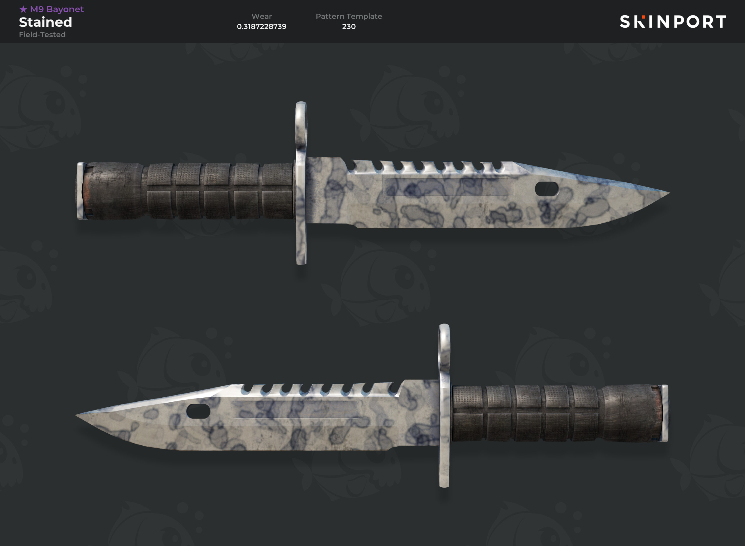 M9 Bayonet | Stained (Field-Tested) - Counter-Strike 2 - Skinport