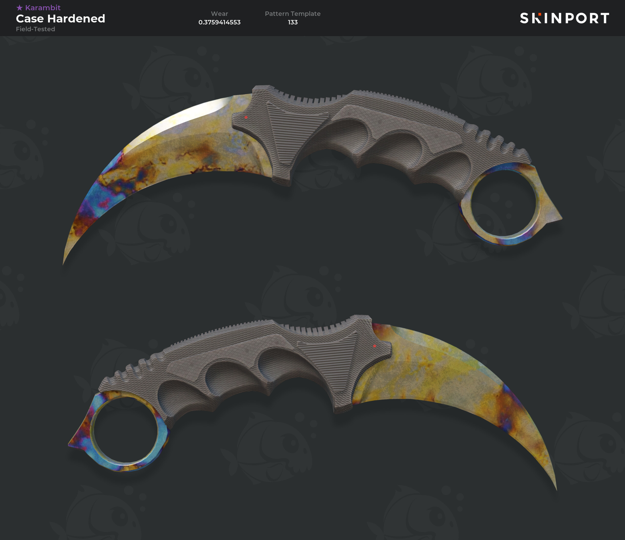 Karambit | Case Hardened (Field-Tested) - Counter-Strike 2 - Skinport