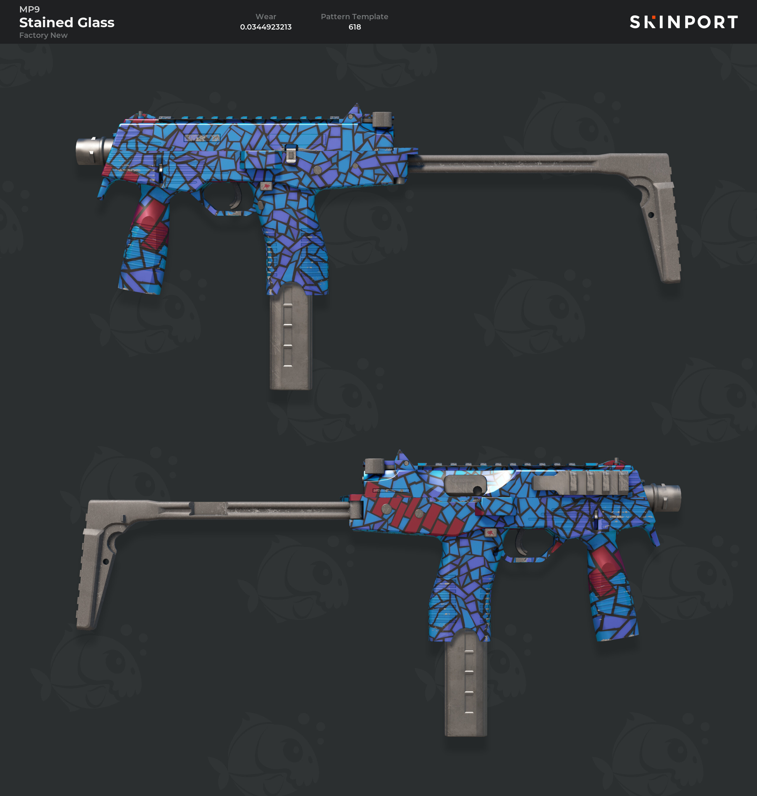 MP9 | Stained Glass (Factory New) - Counter-Strike 2 - Skinport