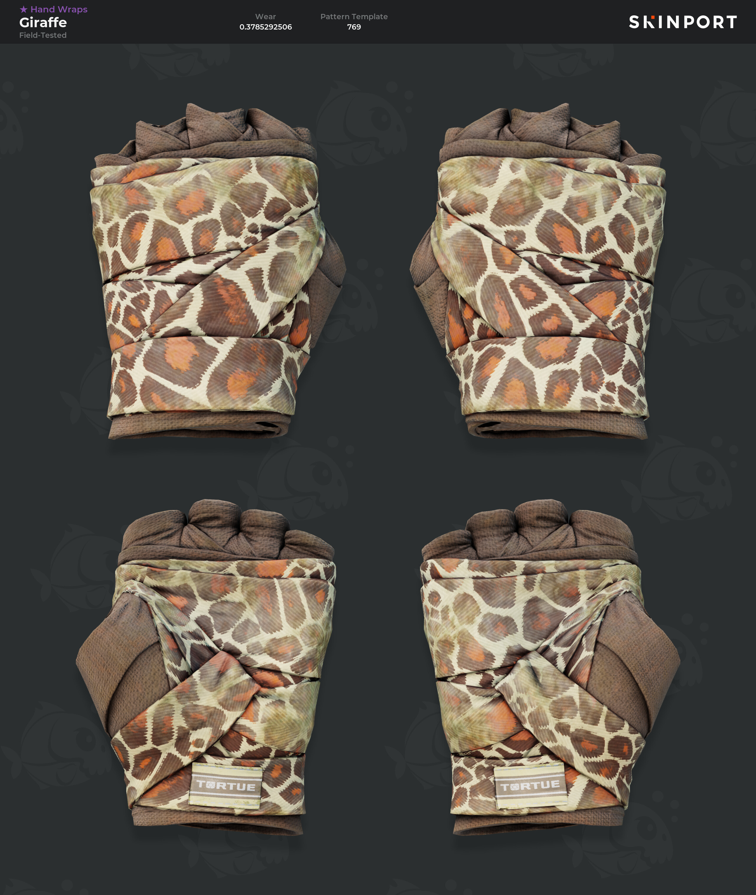 Hand Wraps | Giraffe (Field-Tested) - Counter-Strike 2 - Skinport
