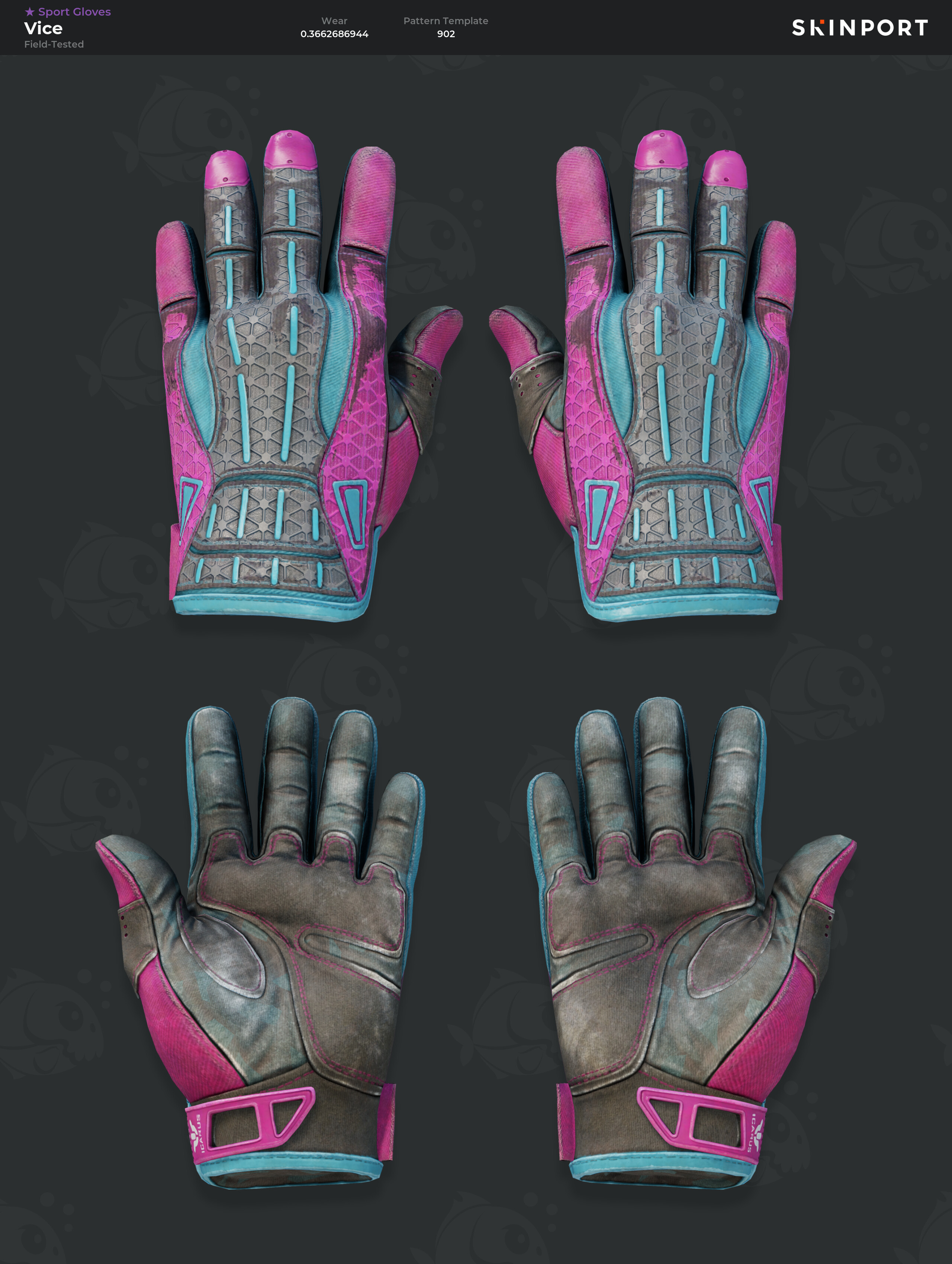 Sporthandschuhe (★) | Vice (Einsatzerprobt) - Counter-Strike 2 - Skinport