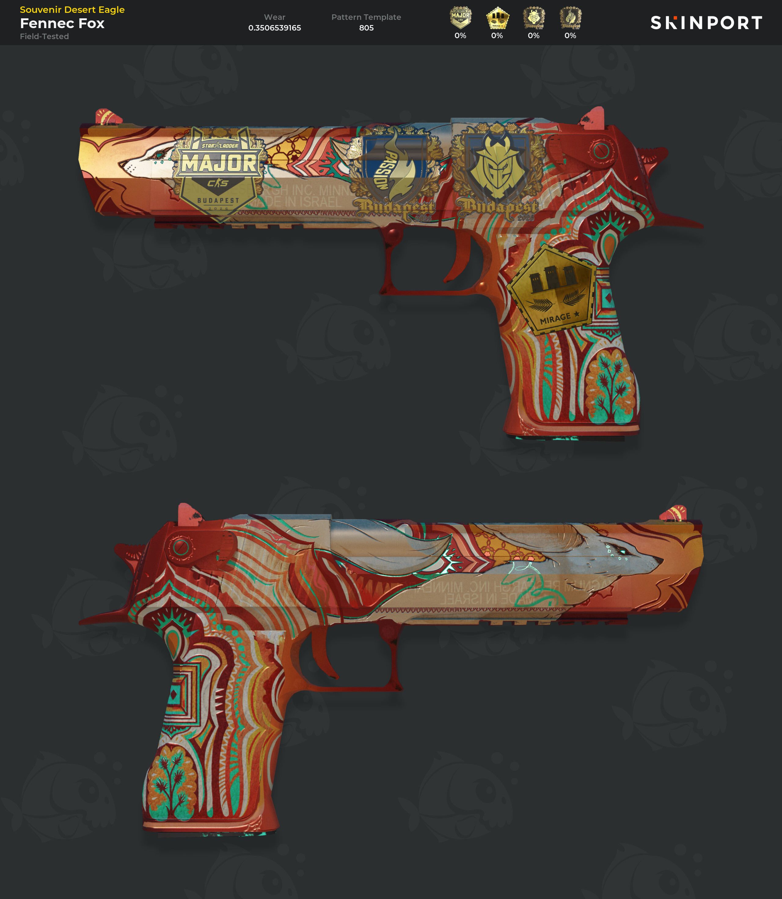 Souvenir Desert Eagle | Fennec Fox (Field-Tested) - Counter-Strike 2 ...