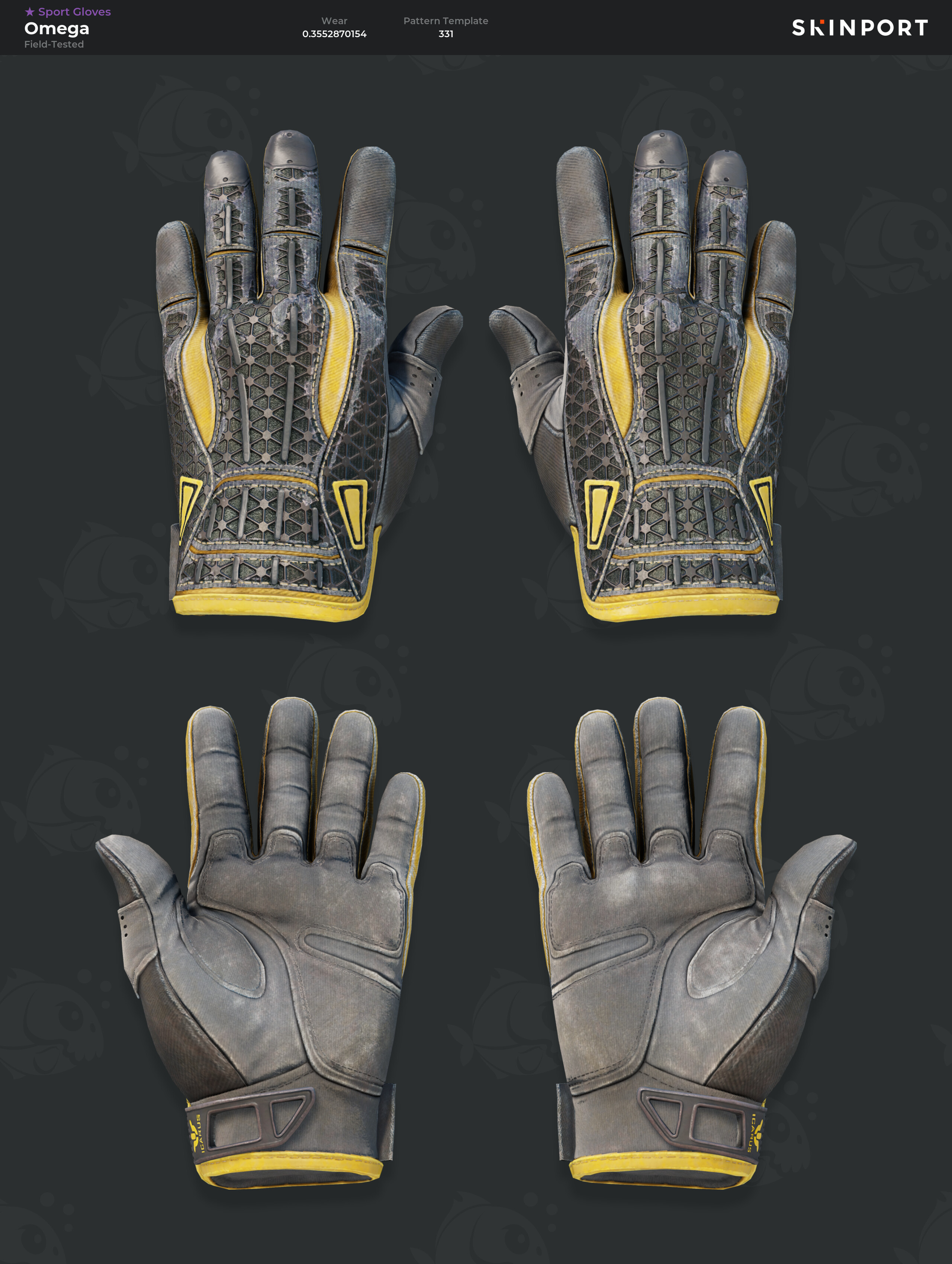 Sport Gloves | Omega (Field-Tested) - Counter-Strike 2 - Skinport