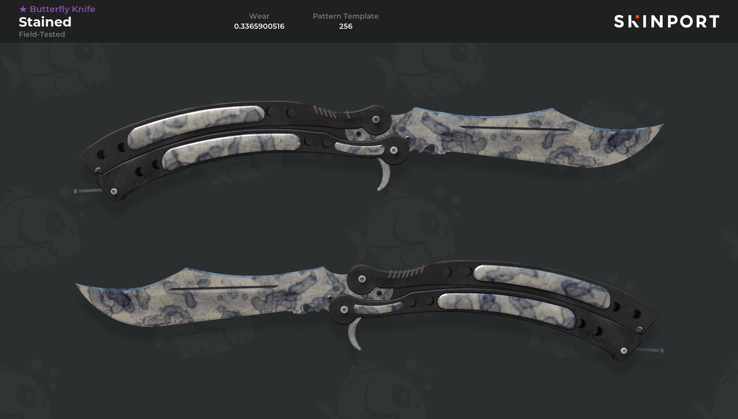 Butterfly Knife | Stained (Field-Tested) - Counter-Strike 2 - Skinport