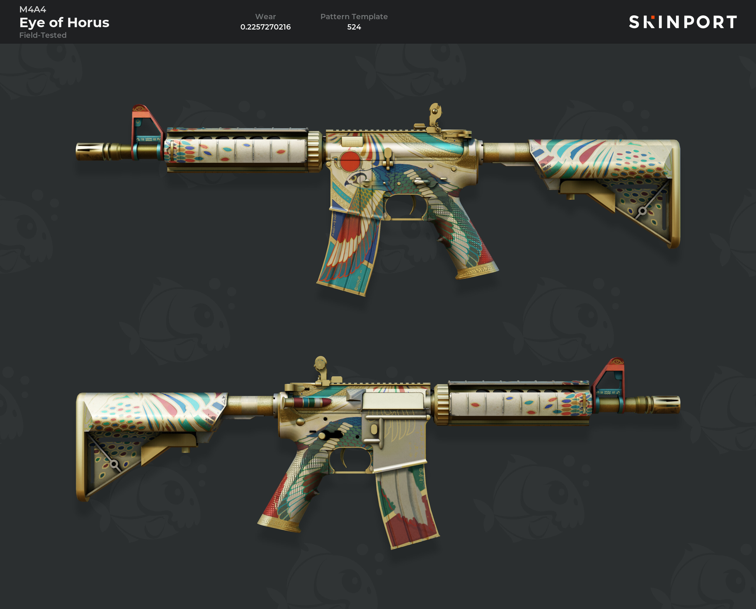 M4A4 | Eye of Horus (Field-Tested) - Counter-Strike 2 - Skinport