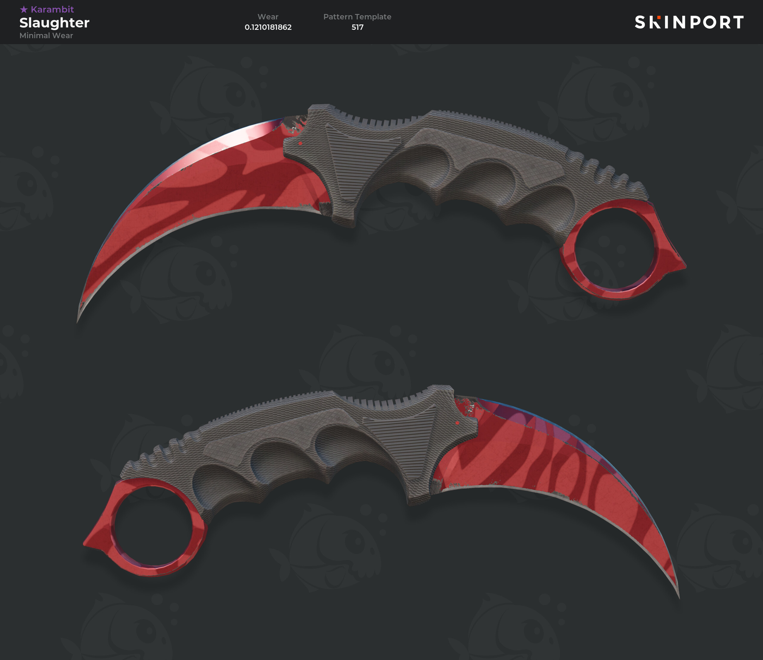 Karambit | Slaughter (Minimal Wear) - Counter-Strike 2 - Skinport