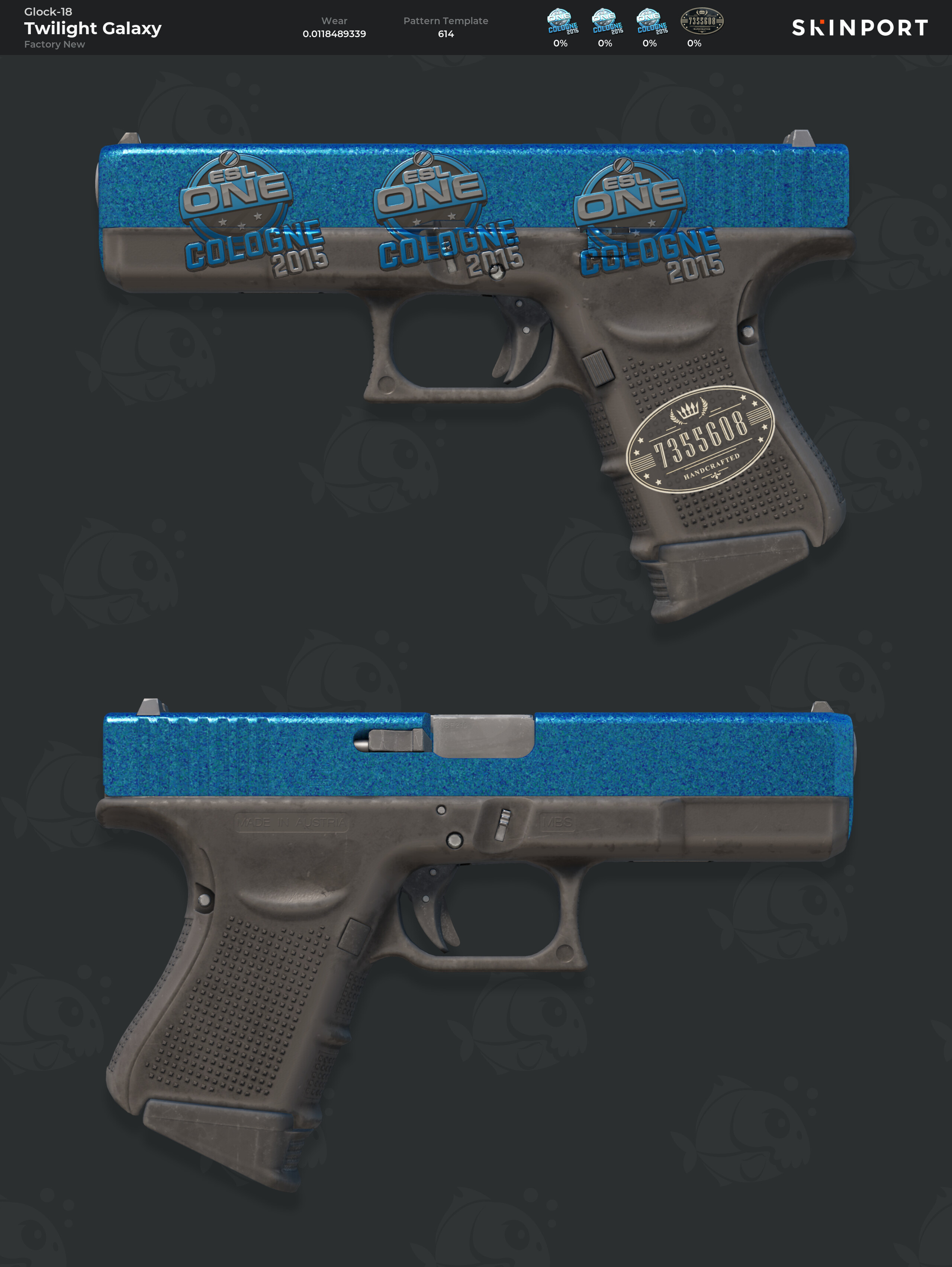 Glock-18 | Twilight Galaxy (Original de Fábrica) - Counter-Strike 2 ...