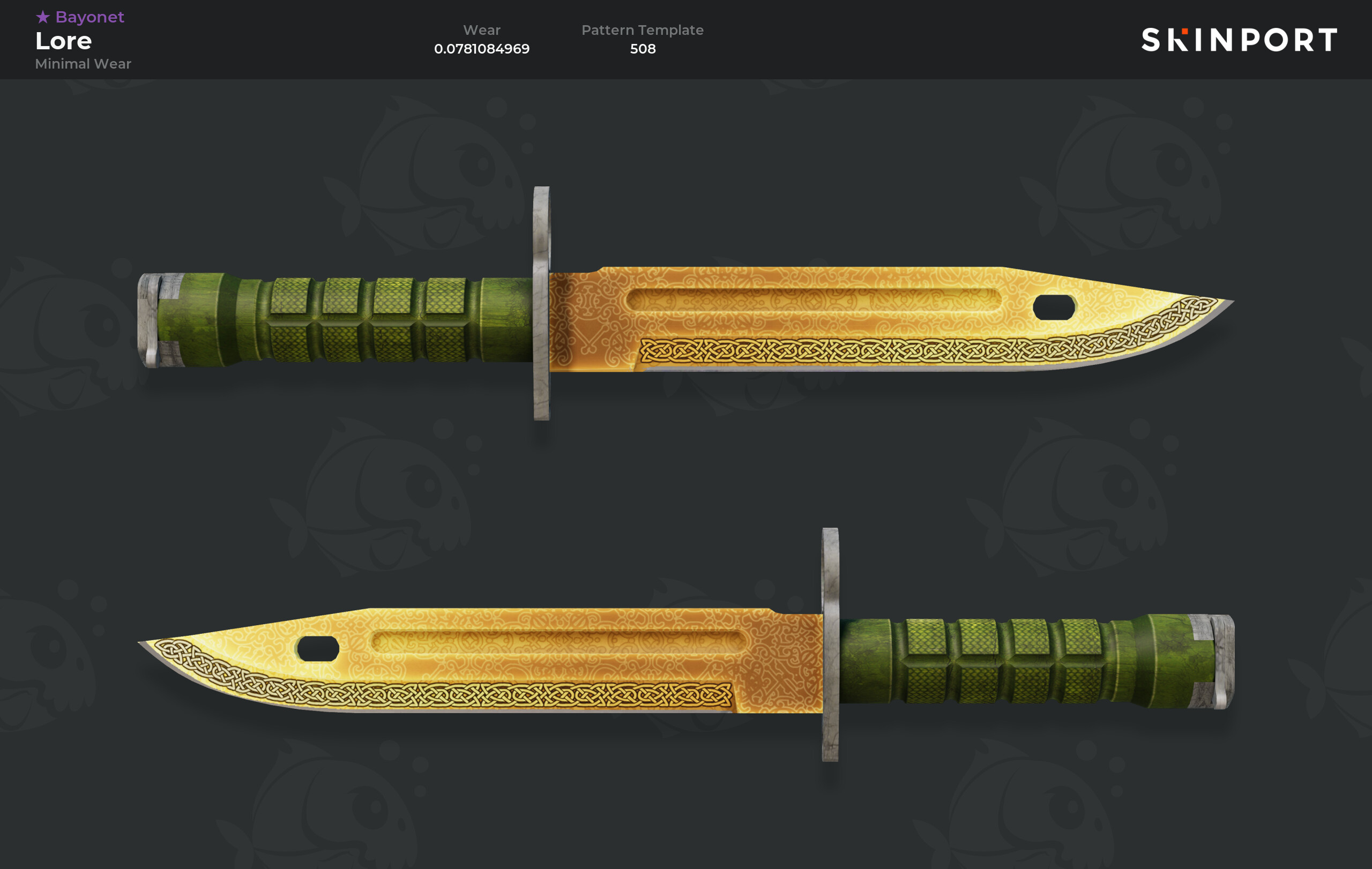 Bayonet | Lore (Minimal Wear) - Counter-Strike 2 - Skinport