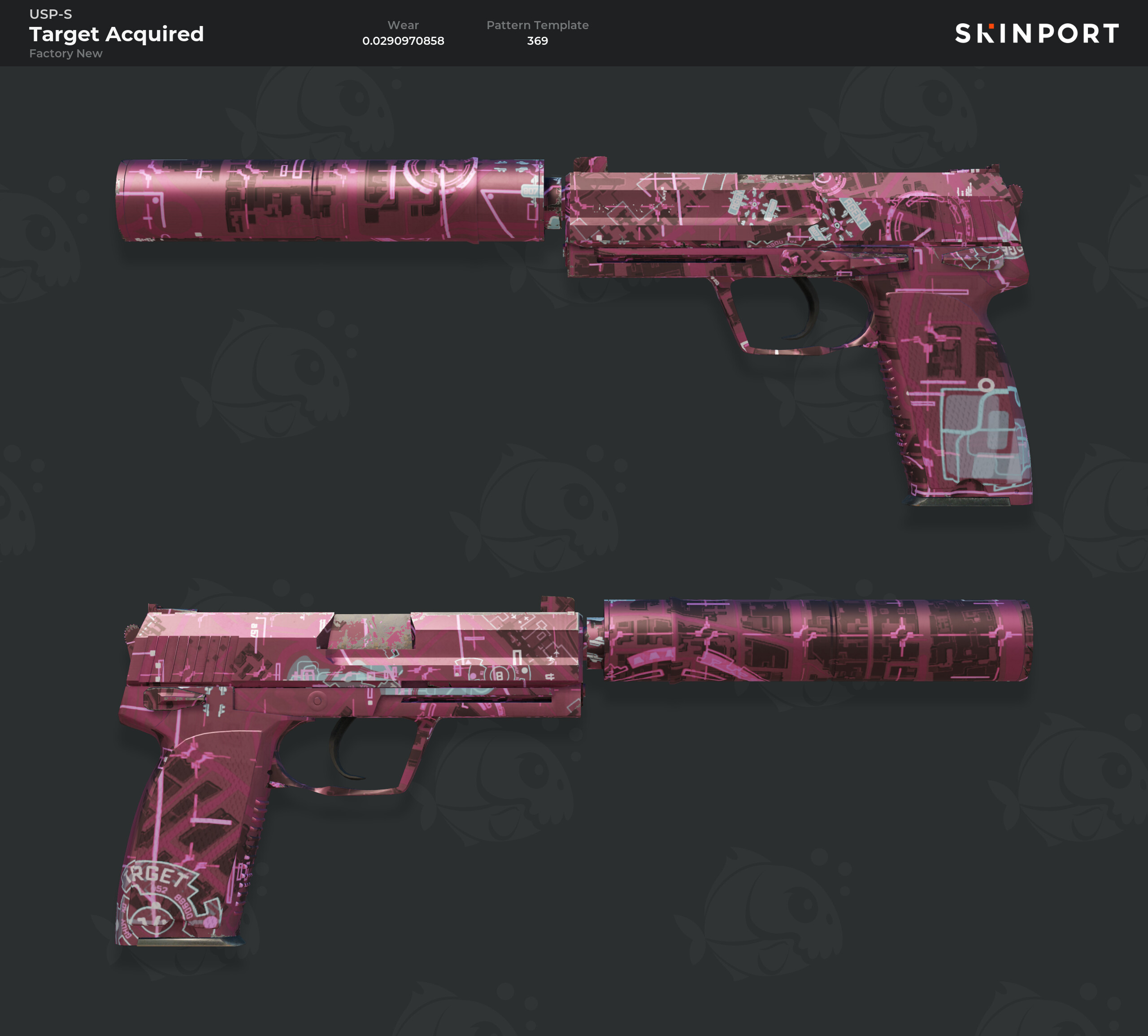 USP-S | Target Acquired (Factory New) - Counter-Strike 2 - Skinport