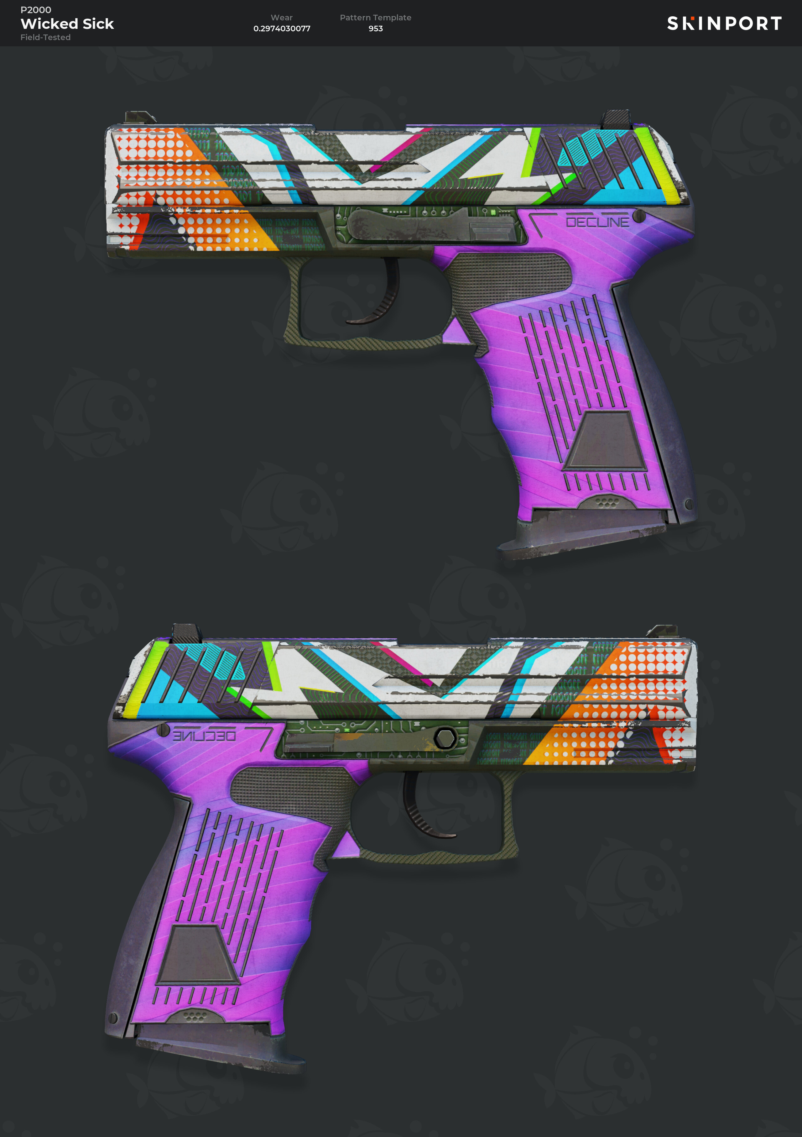 P2000 | Wicked Sick (Field-Tested) - Counter-Strike 2 - Skinport