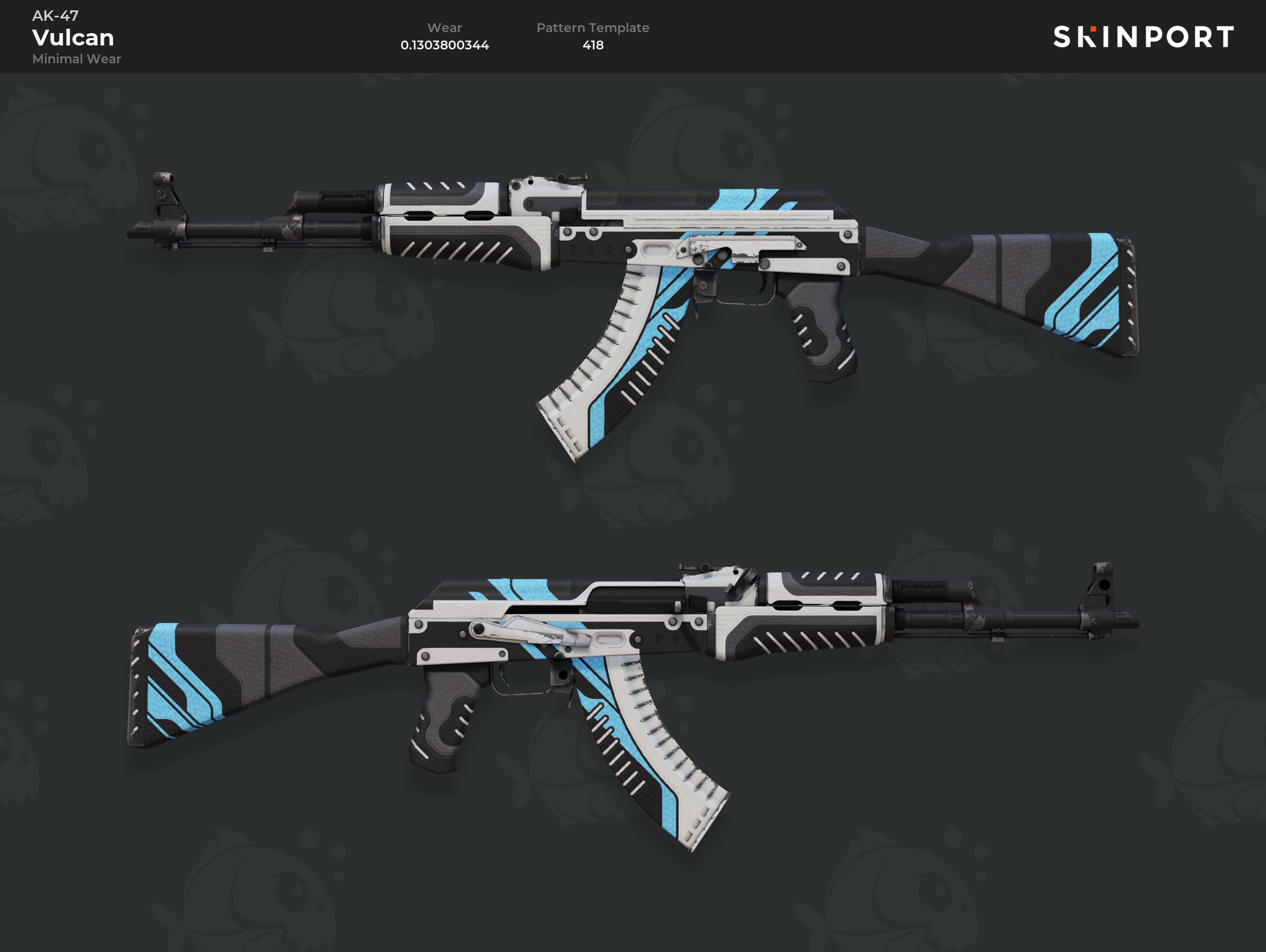 AK-47 | Vulcan (Minimal Wear) - Counter-Strike 2 - Skinport
