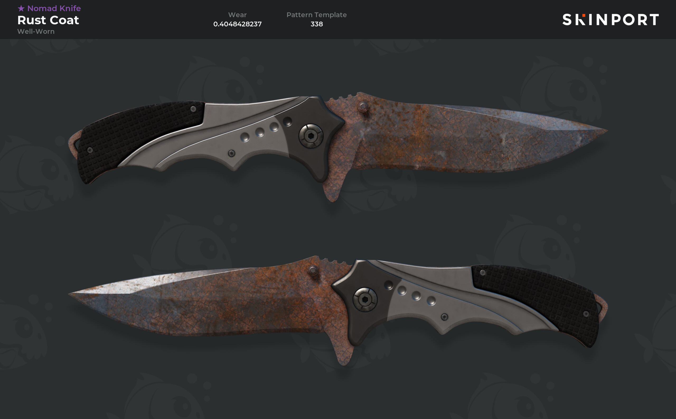 Nomadenmesser (★) | Rostmantel (Abgenutzt) - Counter-Strike 2 - Skinport