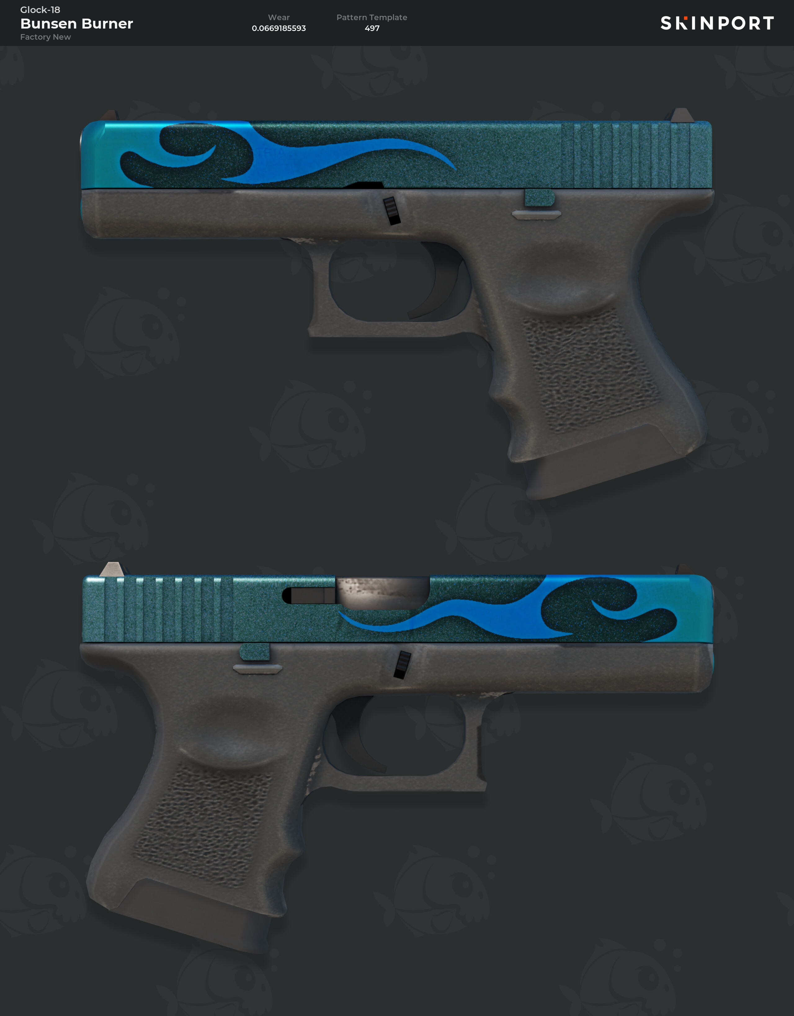 Glock-18 | Bunsen Burner (Factory New) - Counter-Strike 2 - Skinport