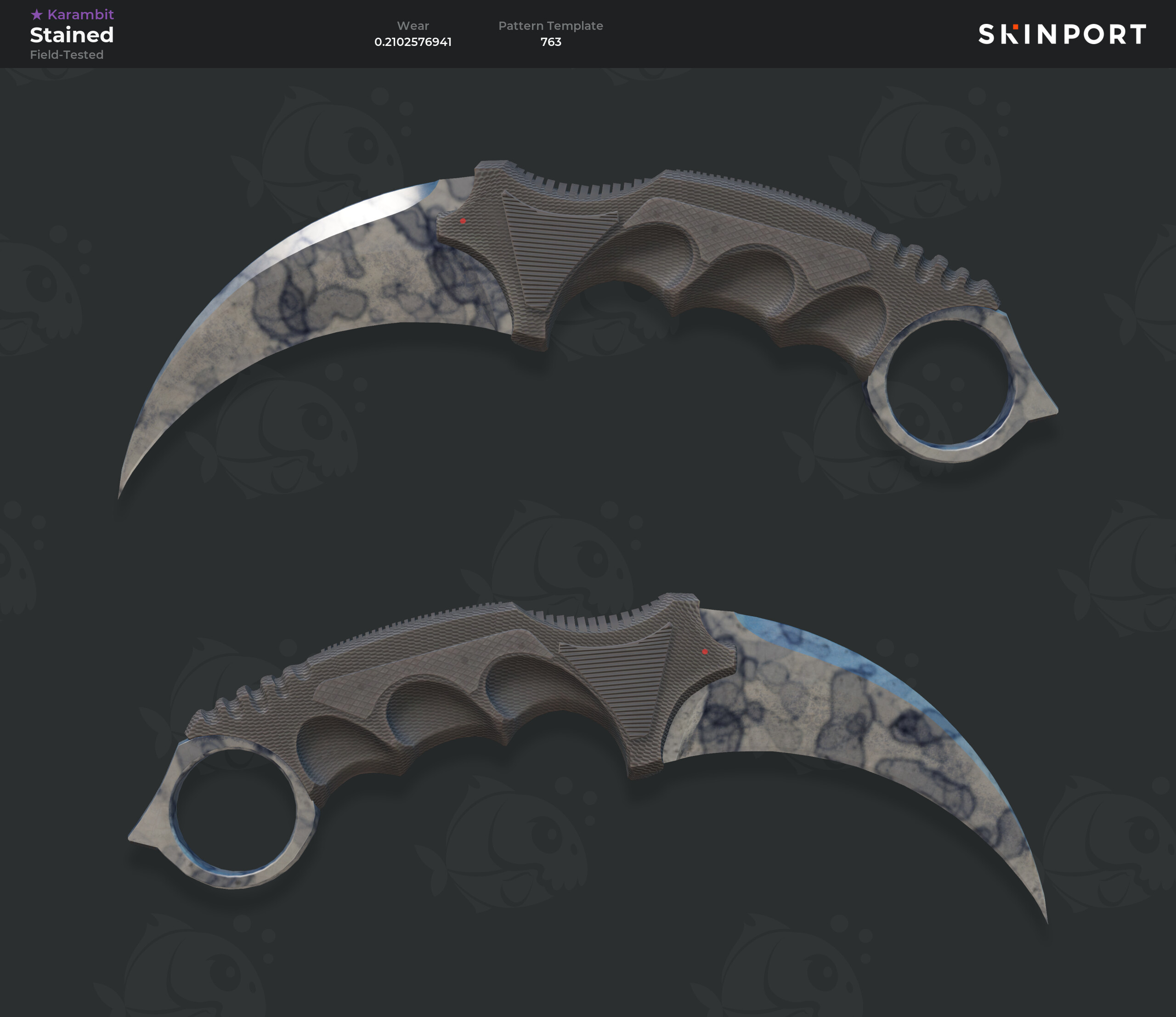 Karambit | Stained (Field-Tested) - Counter-Strike 2 - Skinport