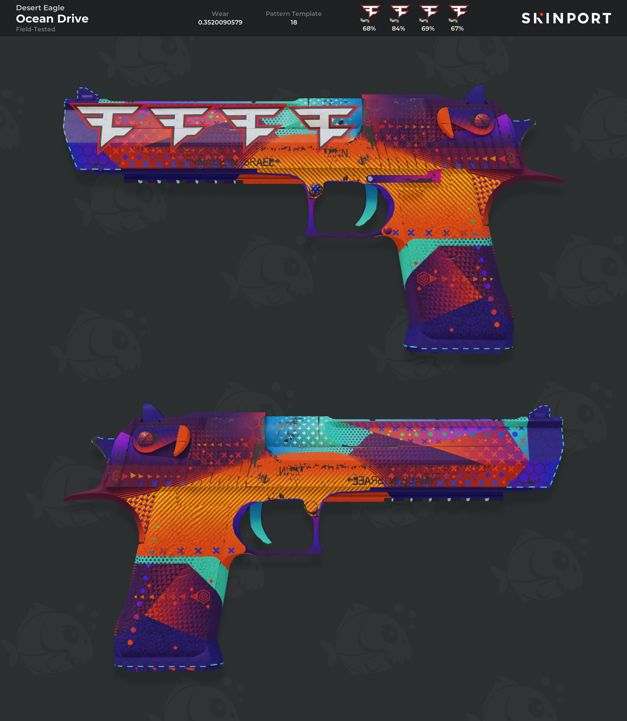 Desert Eagle | Ocean Drive (Field-Tested) - Counter-Strike 2 - Skinport