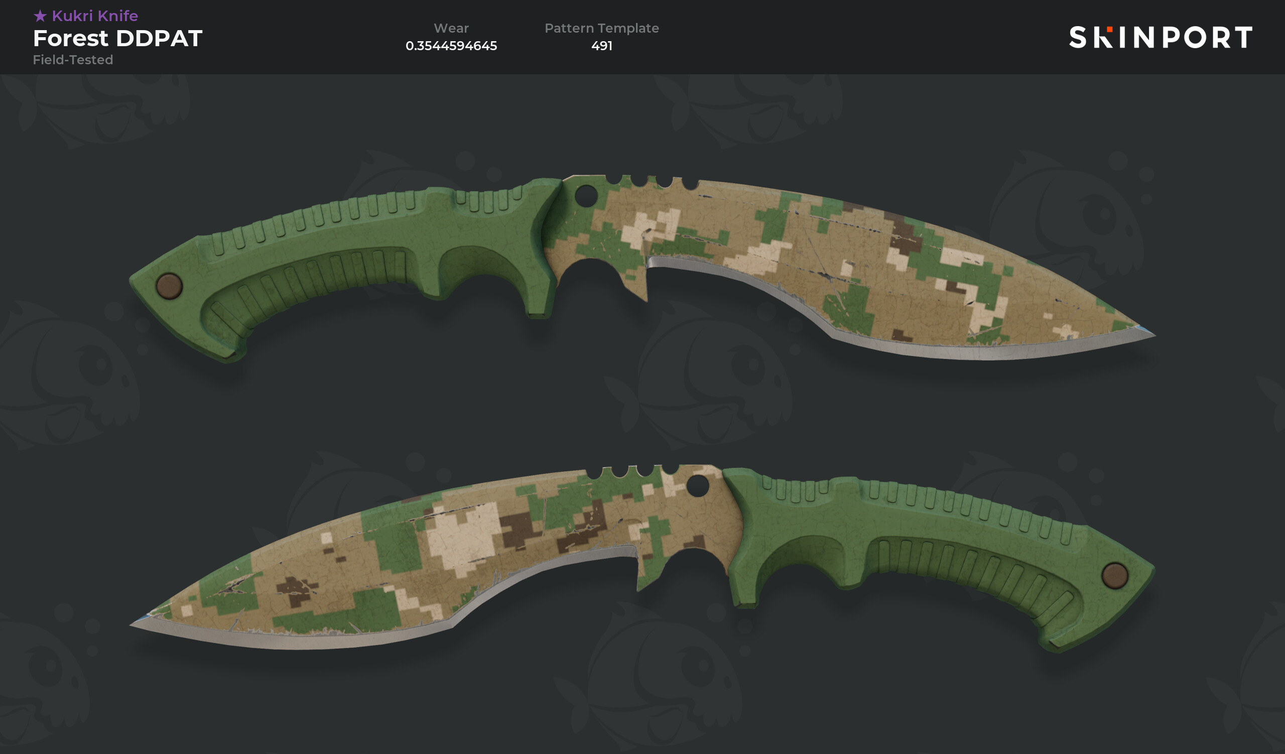 Kukri Knife | Forest DDPAT (Field-Tested) - Counter-Strike 2 - Skinport