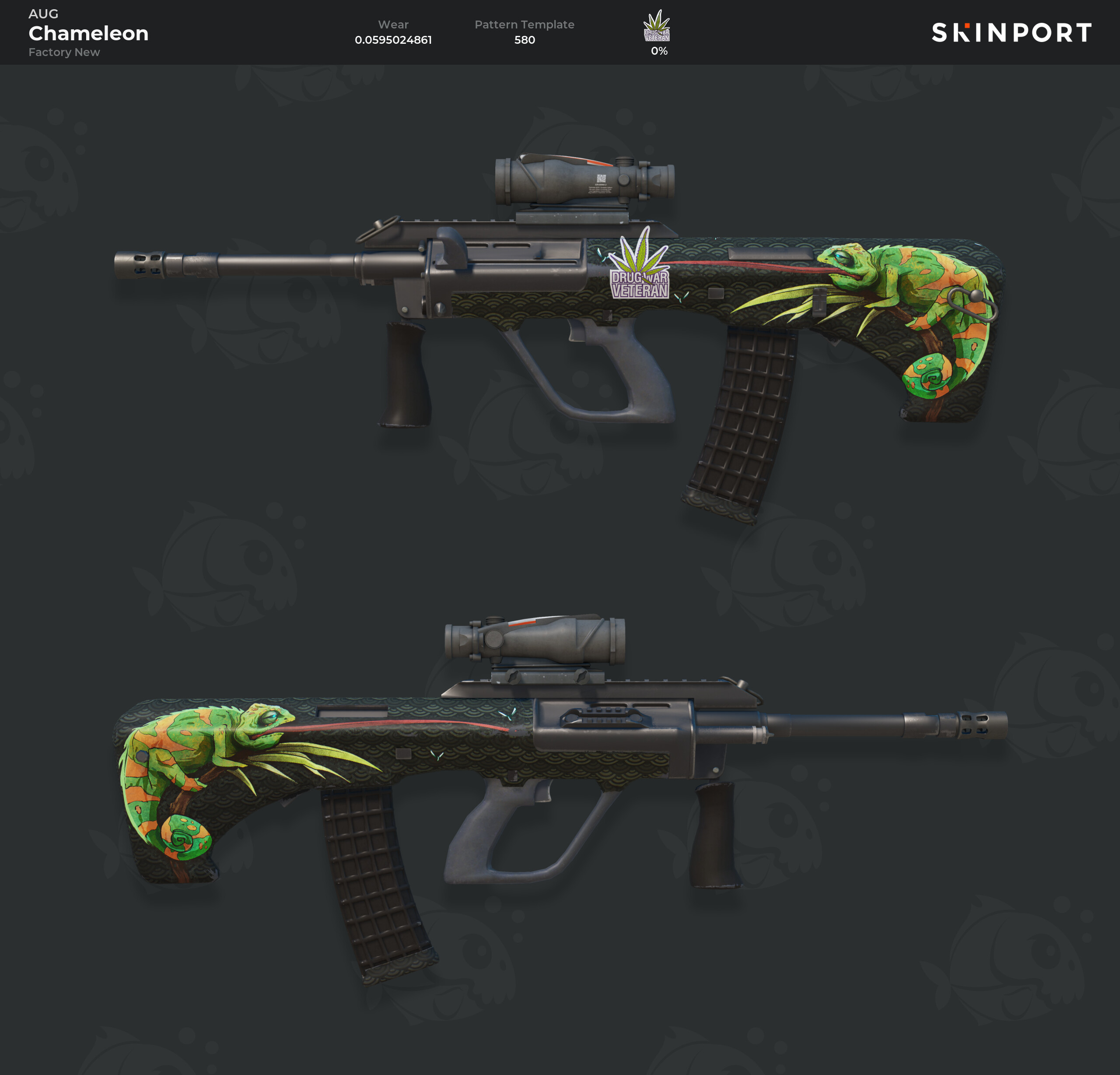 AUG | Chameleon (Factory New) - Counter-Strike 2 - Skinport