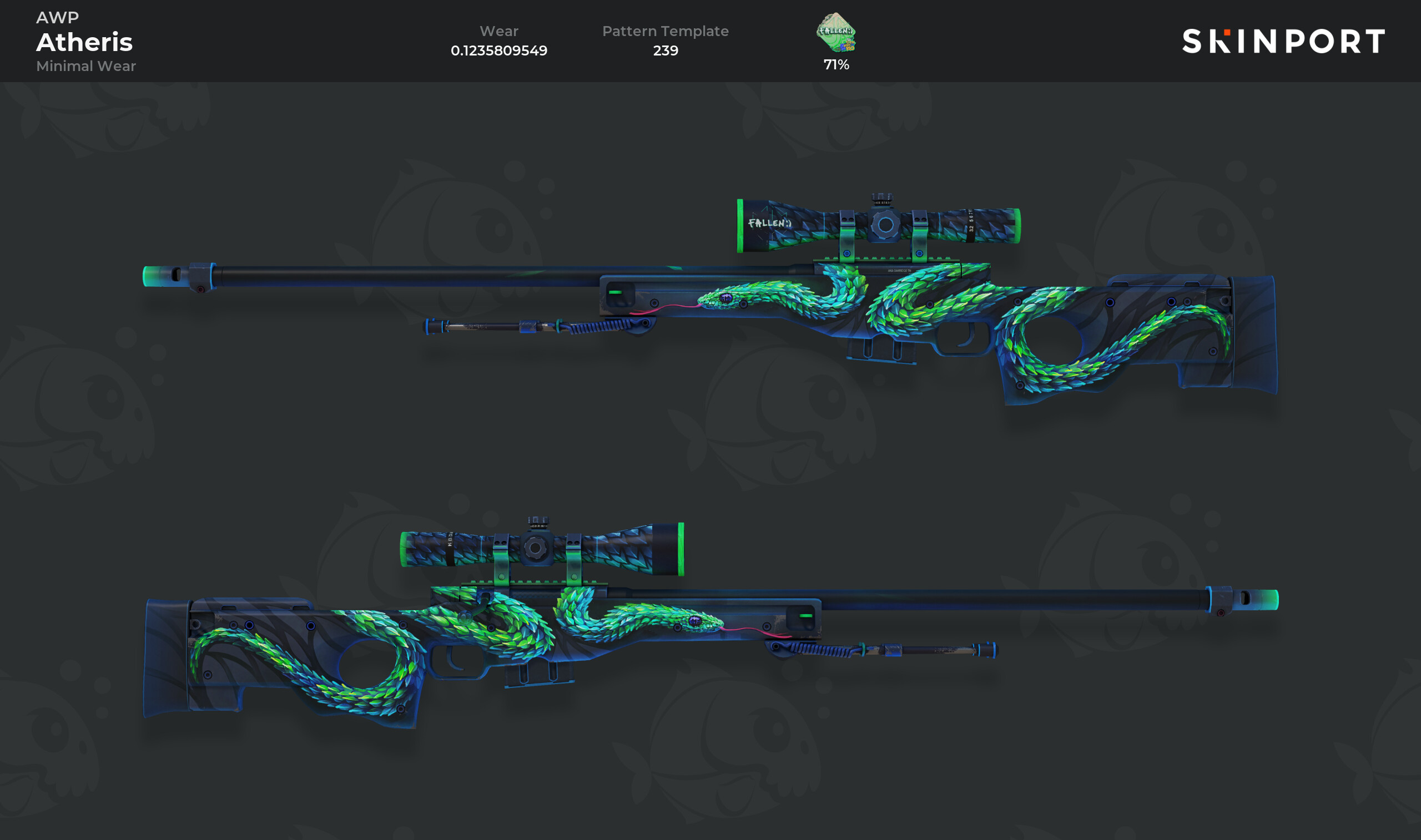 AWP | Atheris (Minimal Wear) - Counter-Strike 2 - Skinport