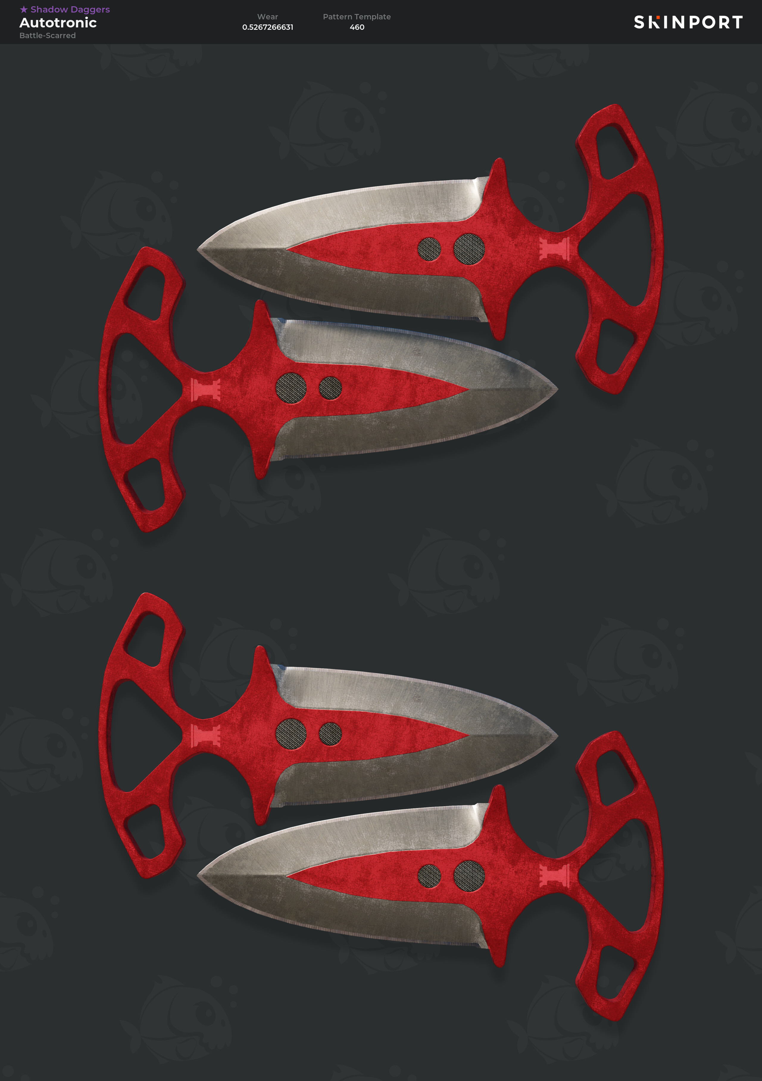 Shadow Daggers | Autotronic (Battle-Scarred) - Counter-Strike 2 - Skinport