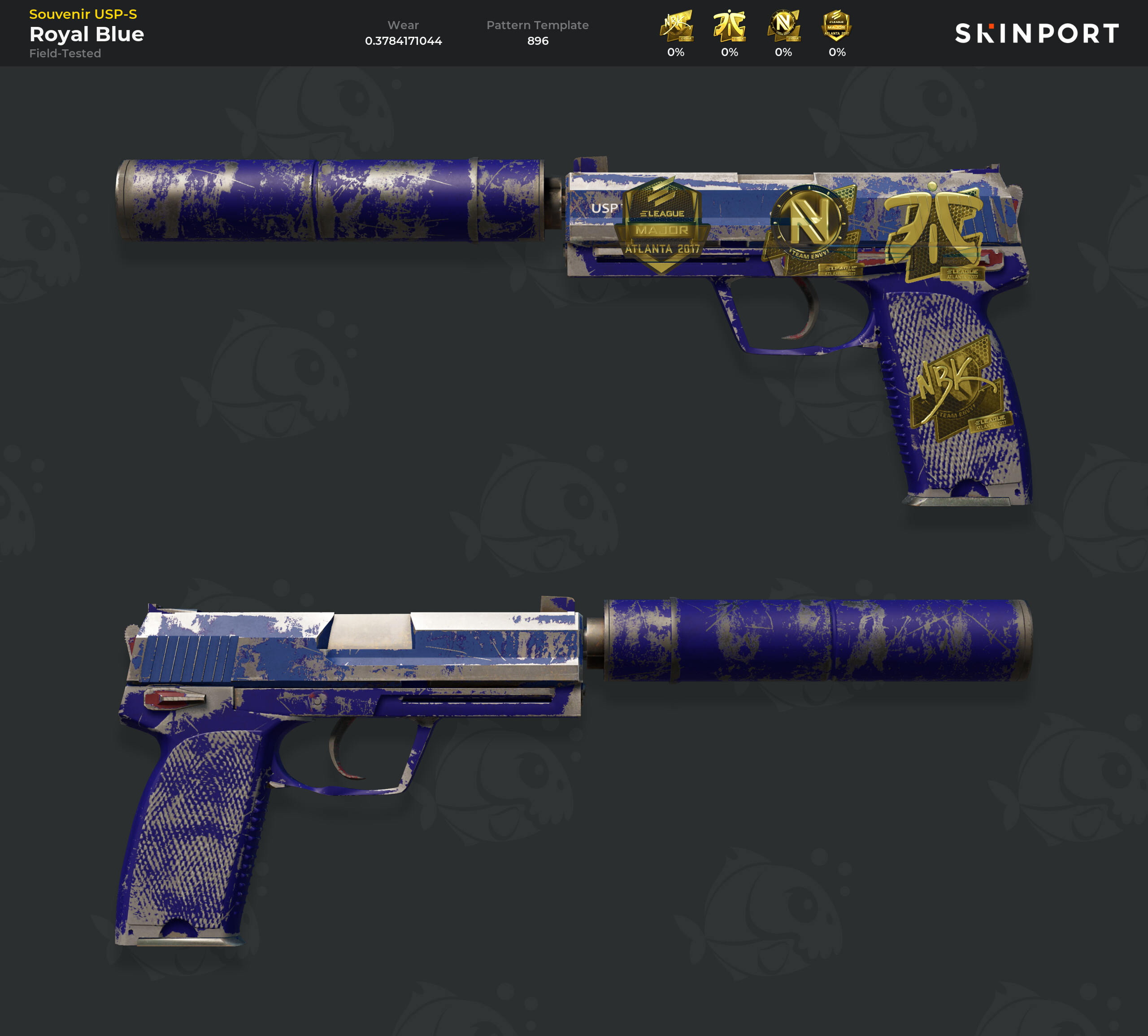 Souvenir USP-S | Royal Blue (Field-Tested) - Counter-Strike 2 - Skinport