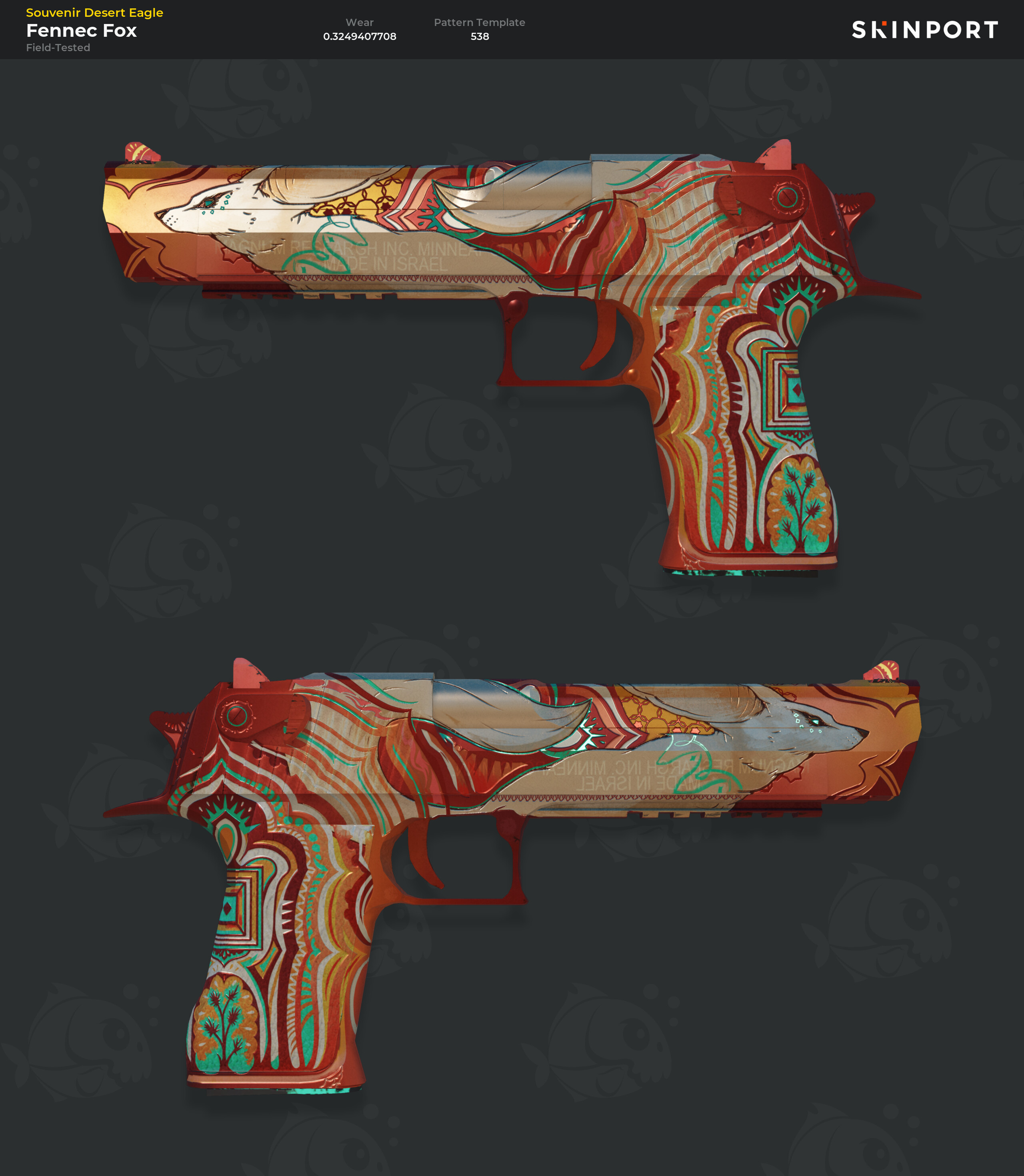 Souvenir Desert Eagle | Fennec Fox (Field-Tested) - Counter-Strike 2 ...