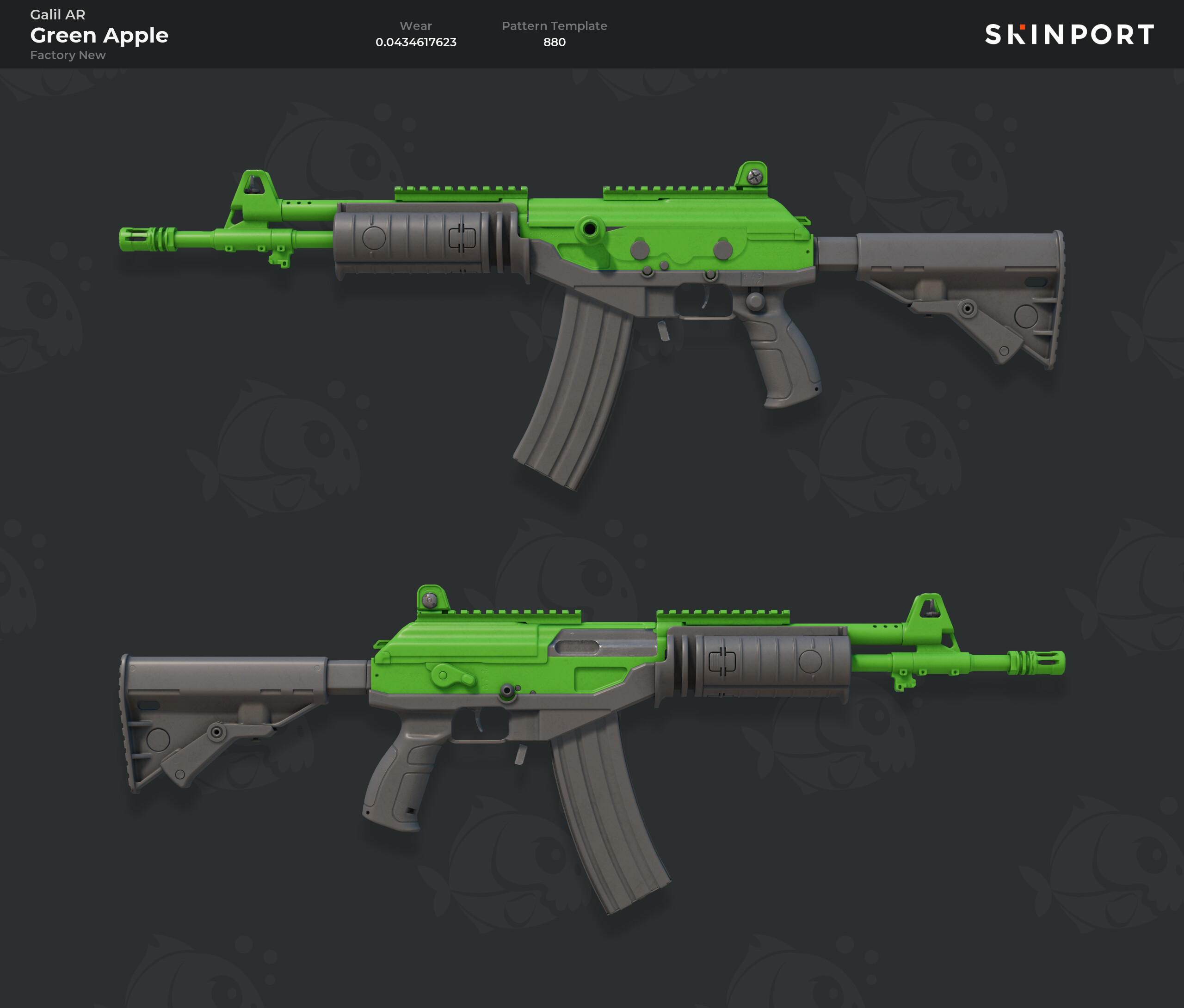 Galil AR | Green Apple (Factory New) - Counter-Strike 2 - Skinport