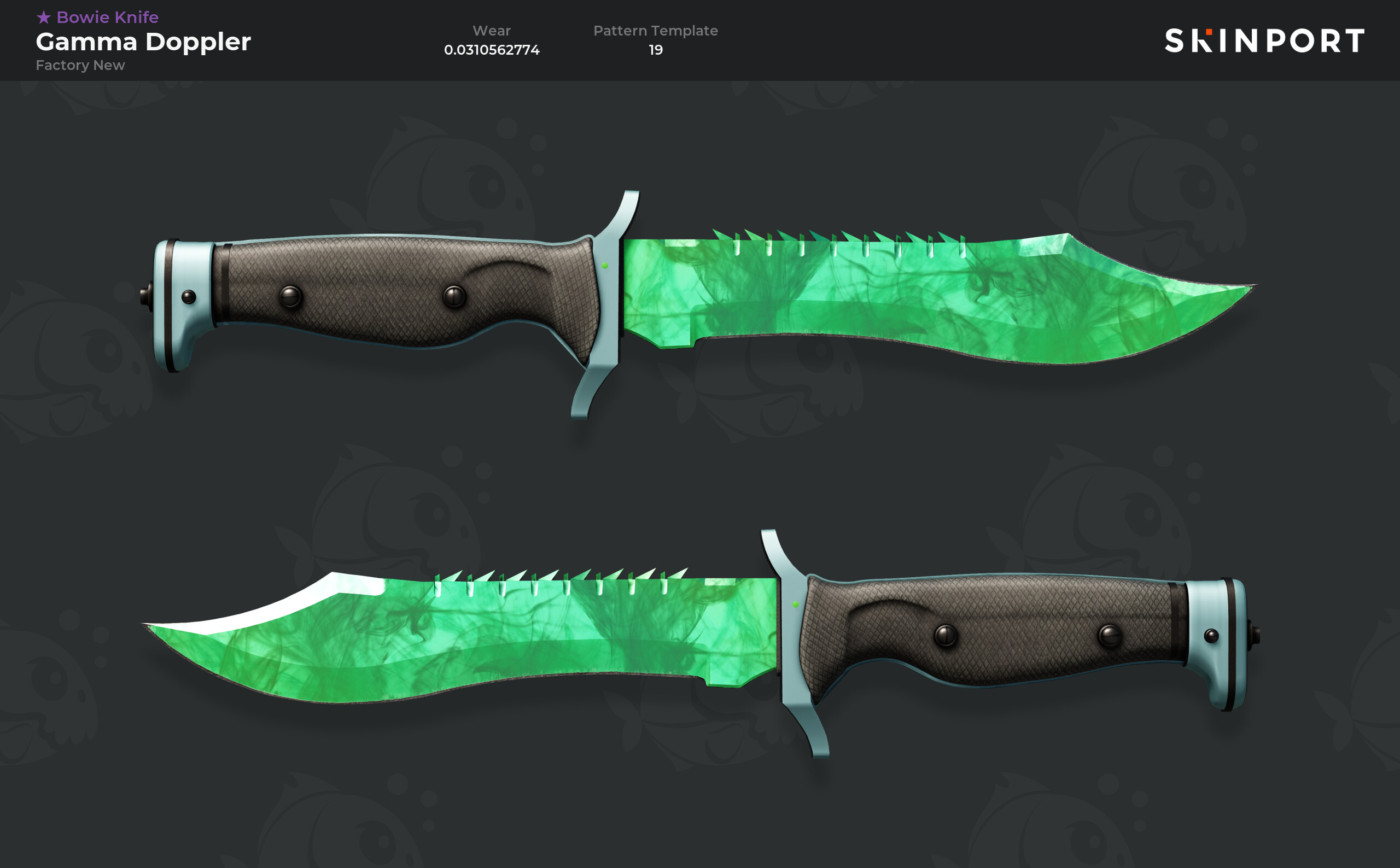 Bowie Knife | Gamma Doppler (Factory New) - Counter-Strike 2 - Skinport