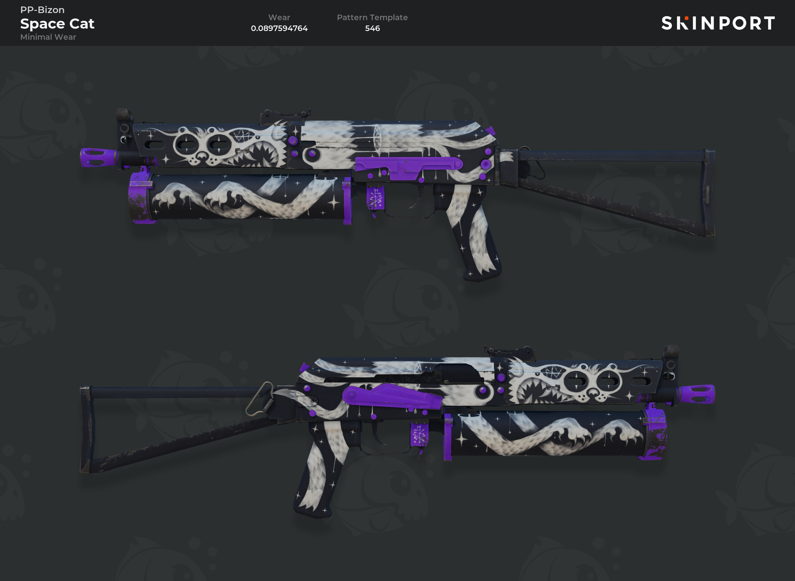 PP-Bizon | Space Cat (Minimal Wear) - Counter-Strike 2 - Skinport